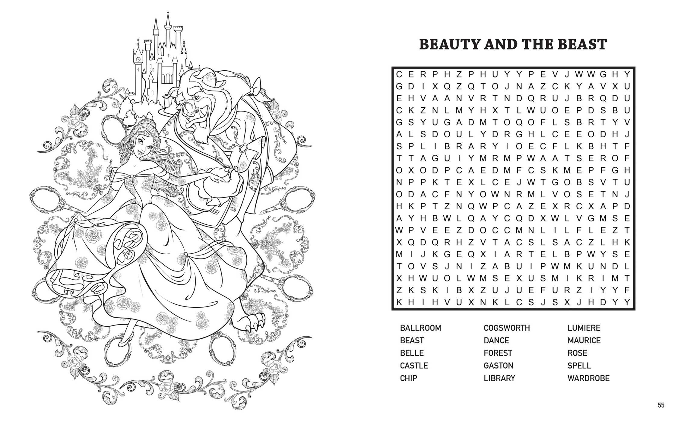 Disney Word Search, Quips, Quotes and Coloring Book | Book by Editors ...