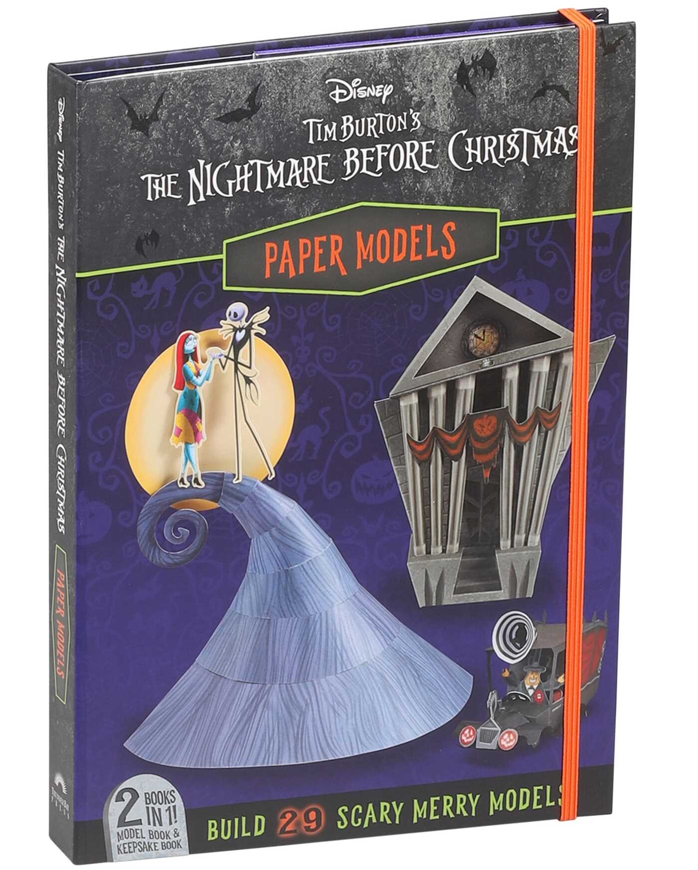 Disney: Tim Burton's The Nightmare Before Christmas Paper Models | Book ...