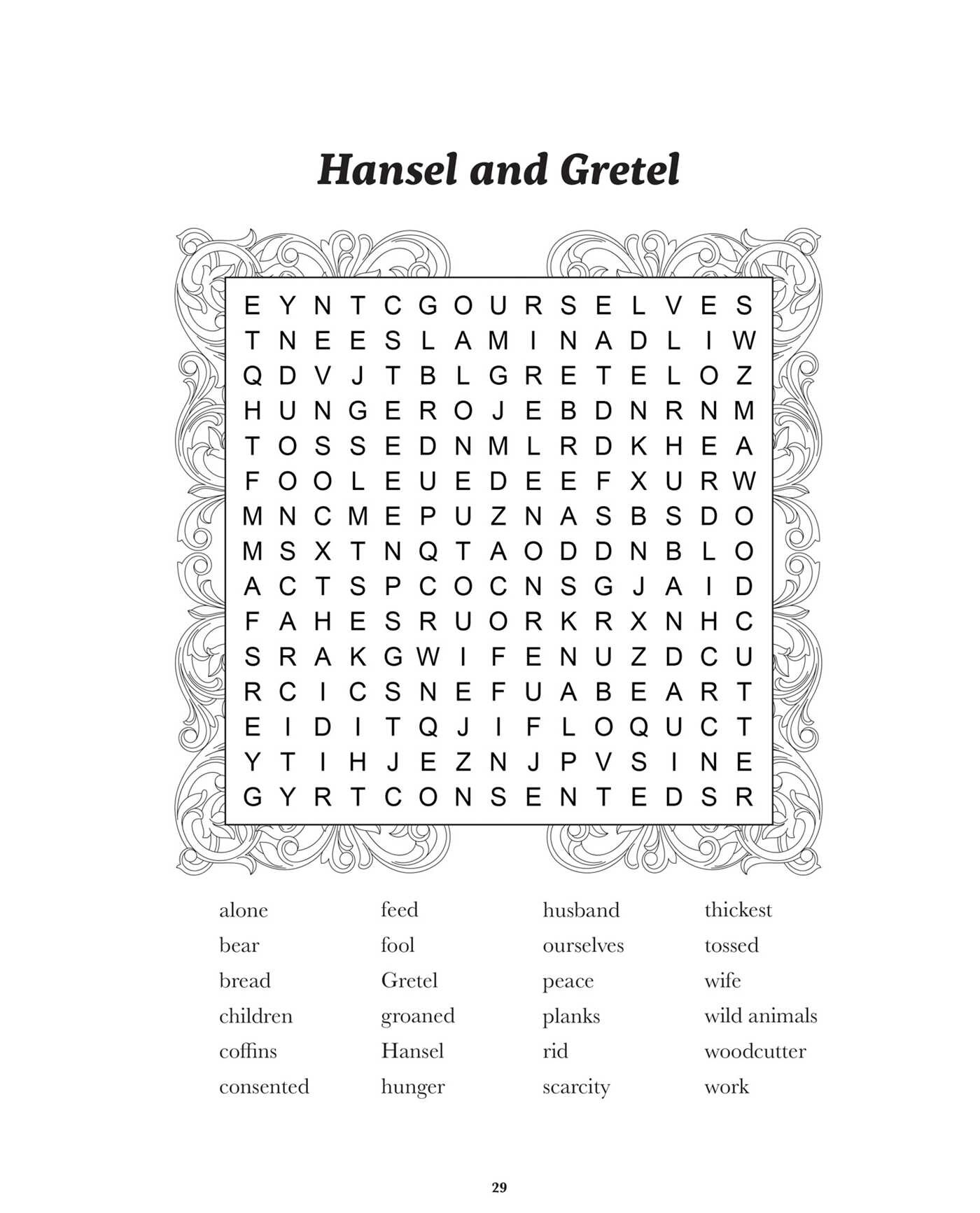 Brothers Grimm Word Search | Book by Editors of Thunder Bay Press ...