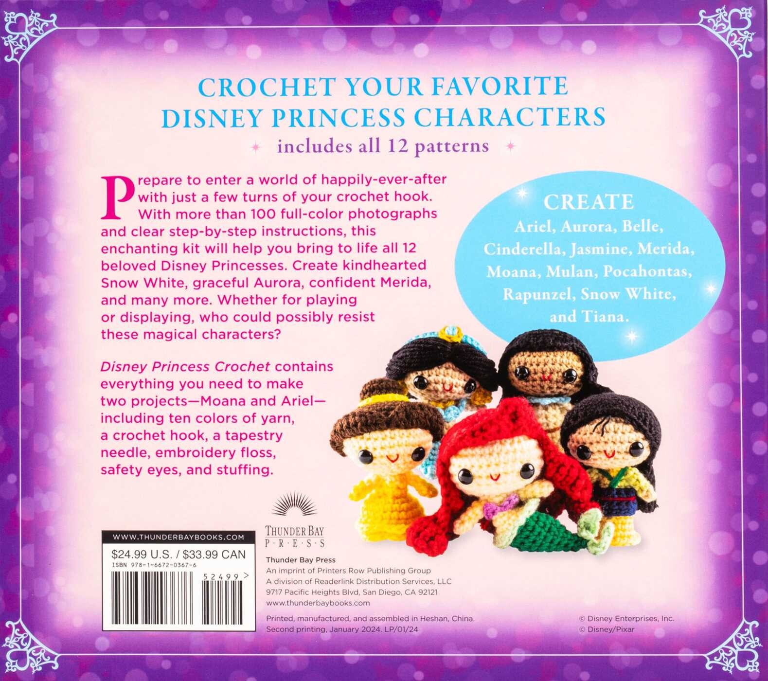 Disney Princess Crochet - Book Summary & Video | Official Publisher ...