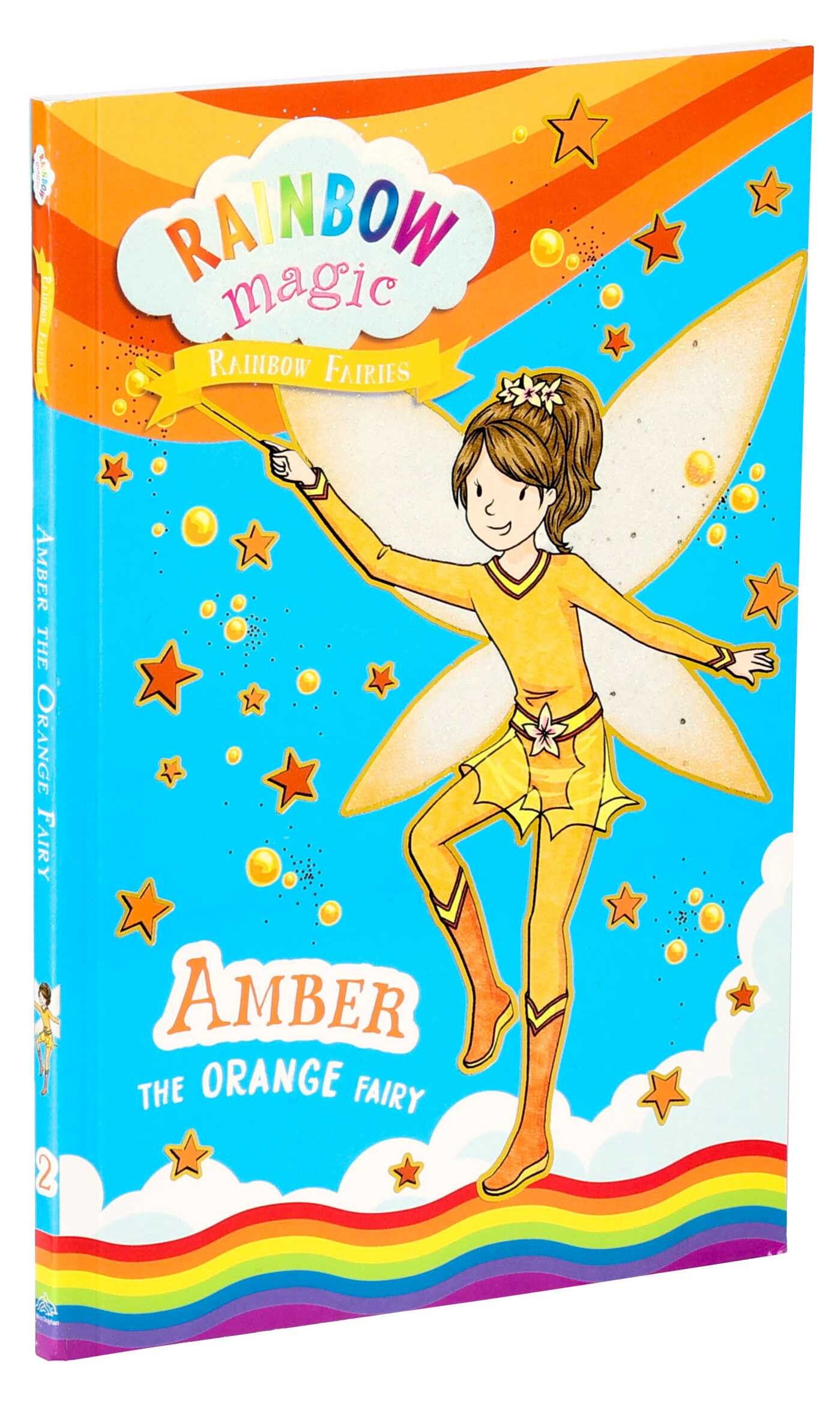 Rainbow Magic Rainbow Fairies Book #2: Amber the Orange Fairy | Book by ...