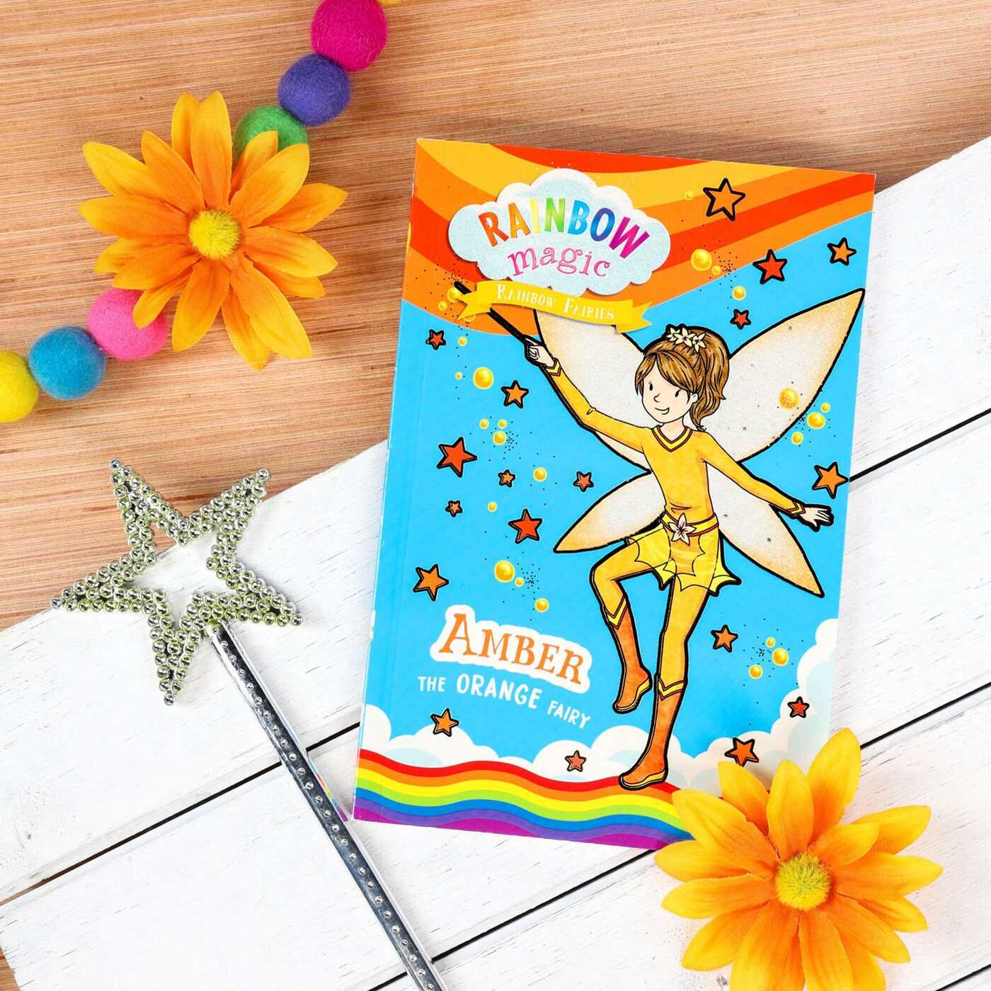 Rainbow Magic Rainbow Fairies Book #2: Amber the Orange Fairy | Book by ...