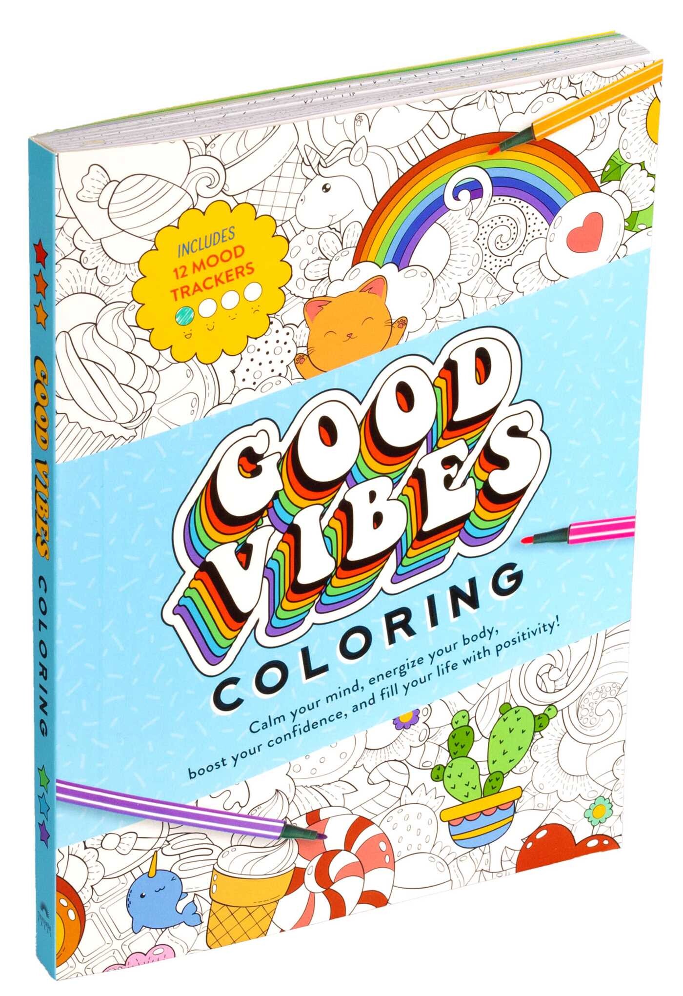 Good Vibes Coloring | Book by Editors of Thunder Bay Press | Official ...