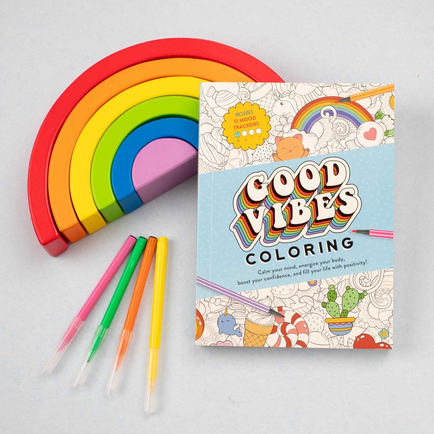 Good Vibes Coloring | Book by Editors of Thunder Bay Press | Official ...