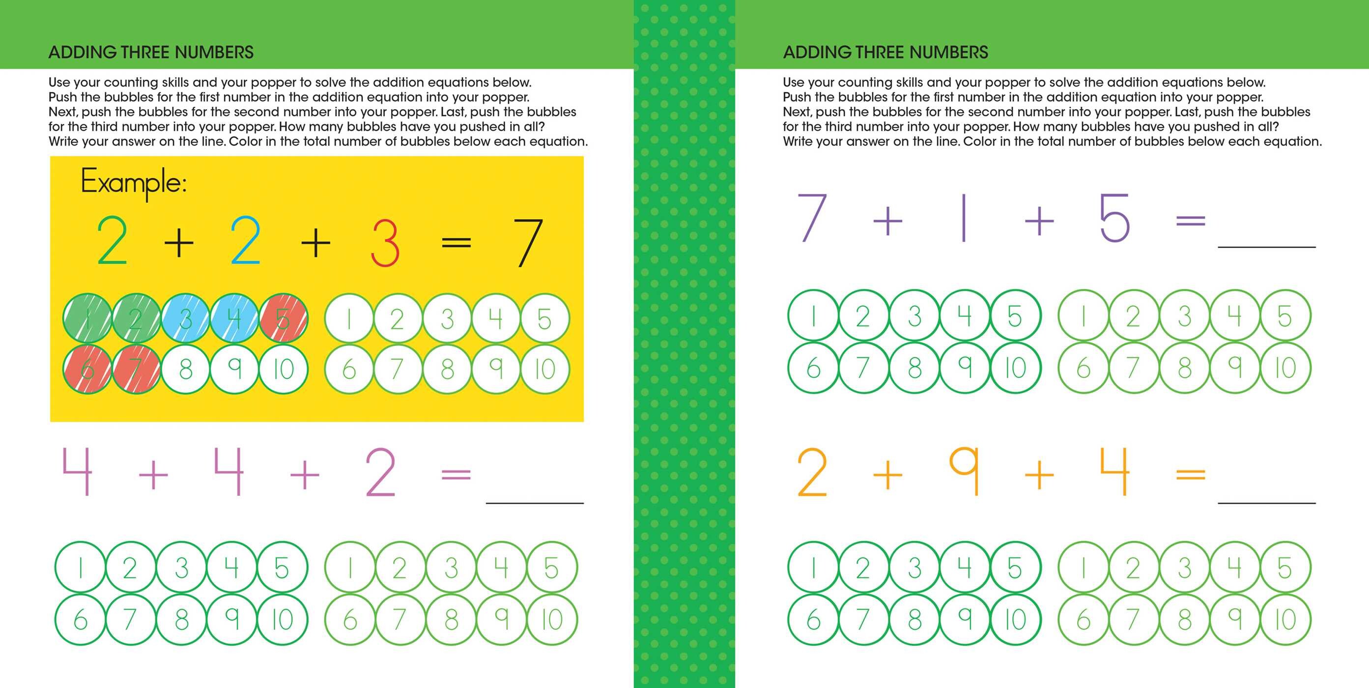 Ready to Learn: First Grade Math Write & Wipe Workbook with Popper ...