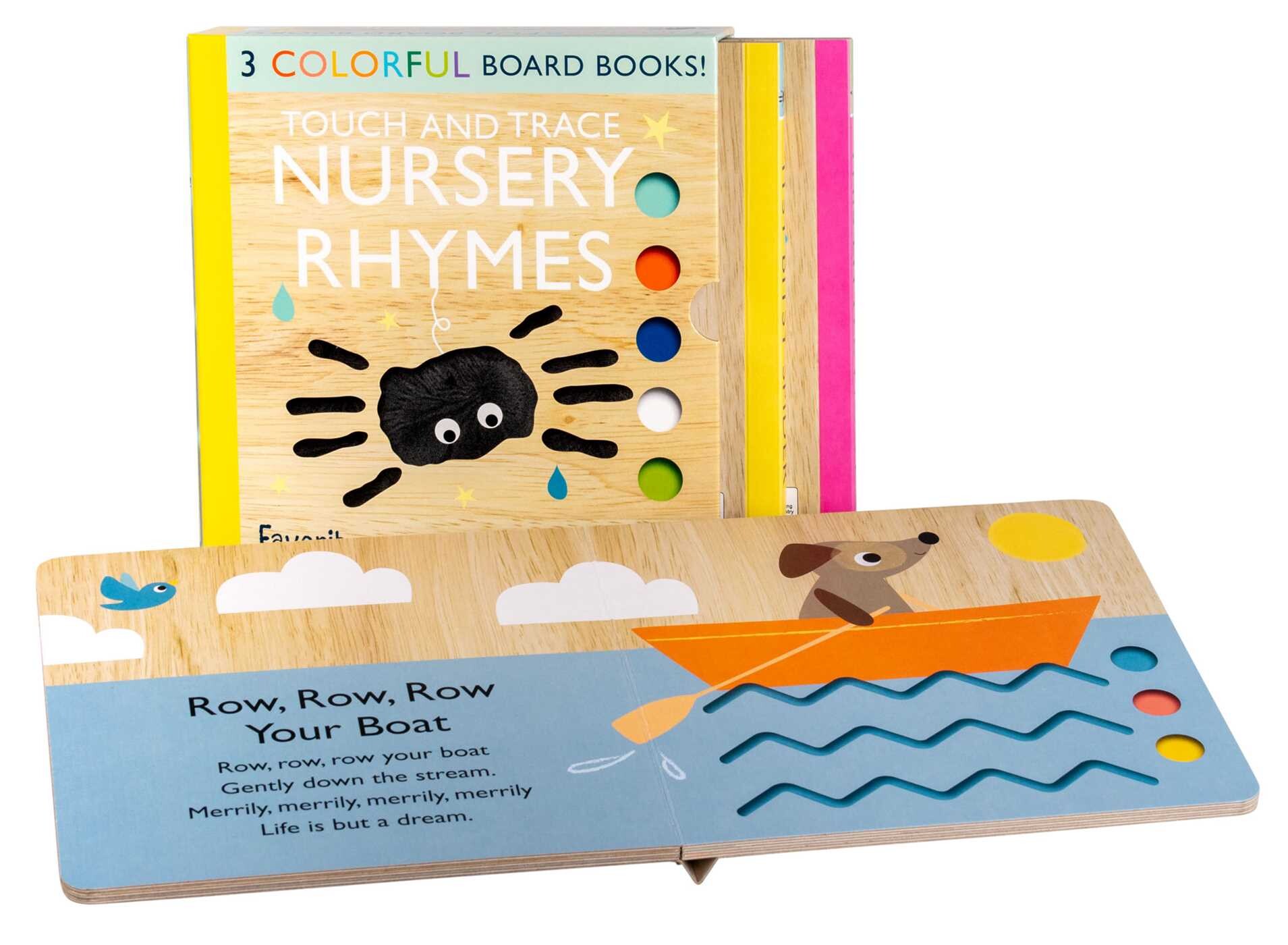 Touch and Trace Nursery Rhymes 3-Book Set: Itsy Bitsy Spider, Hey ...