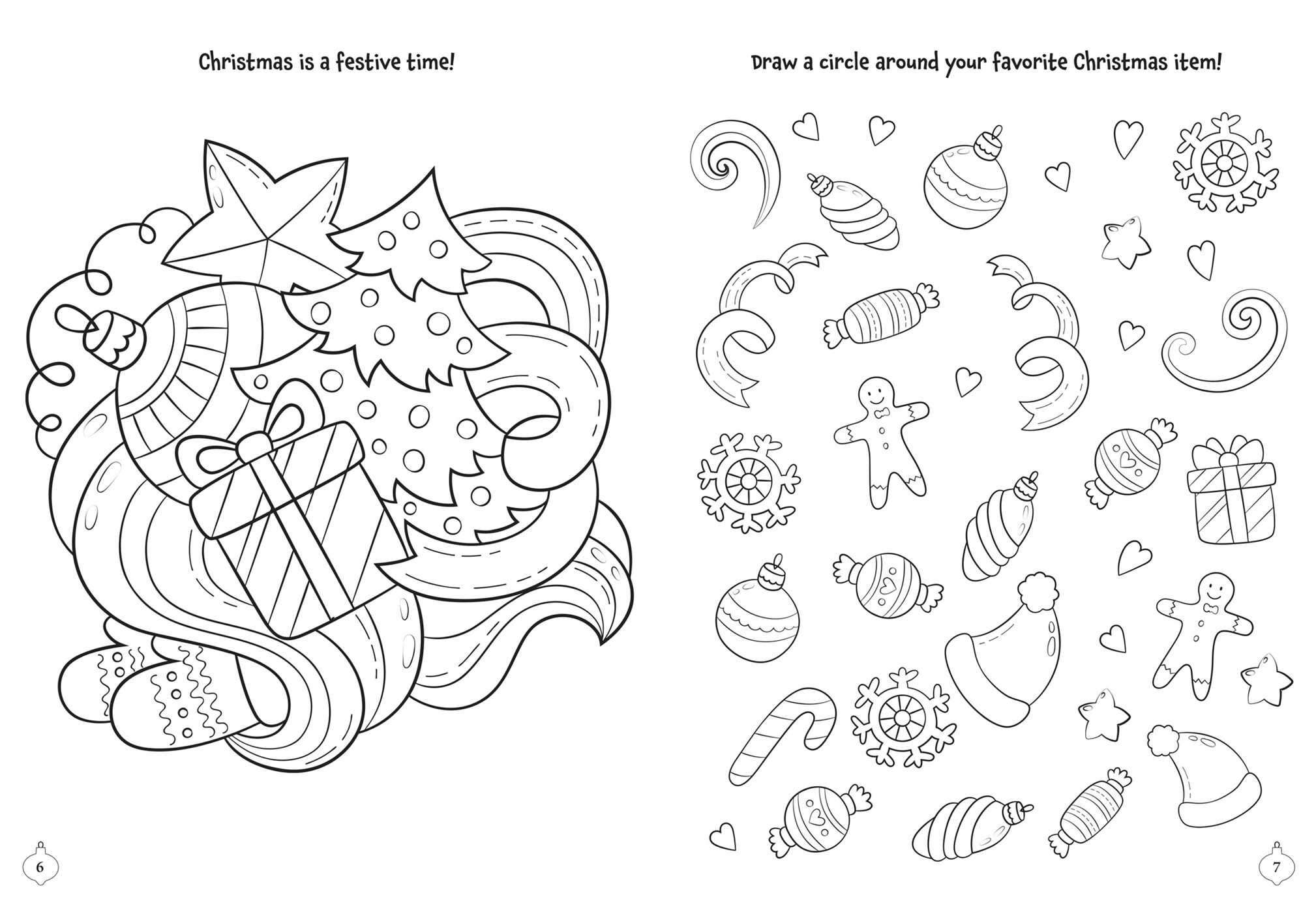 Merry & Bright! Christmas Coloring | Book by Editors of Silver Dolphin ...