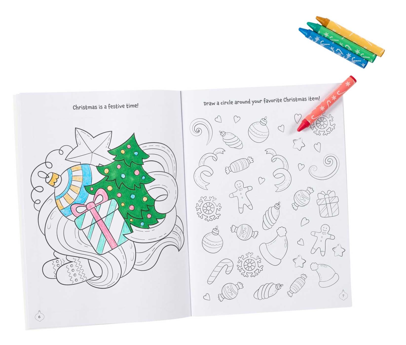 Merry & Bright! Christmas Coloring | Book by Editors of Silver Dolphin ...