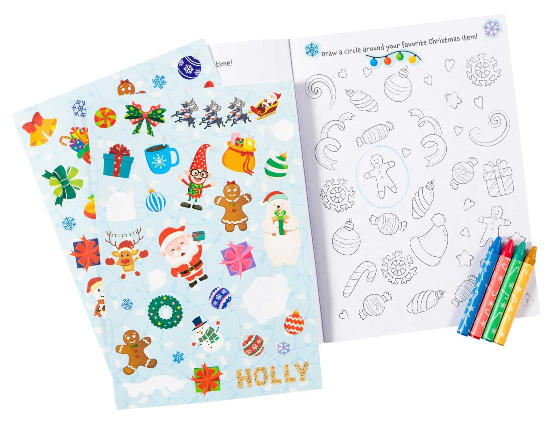 Merry & Bright! Christmas Coloring | Book by Editors of Silver Dolphin ...