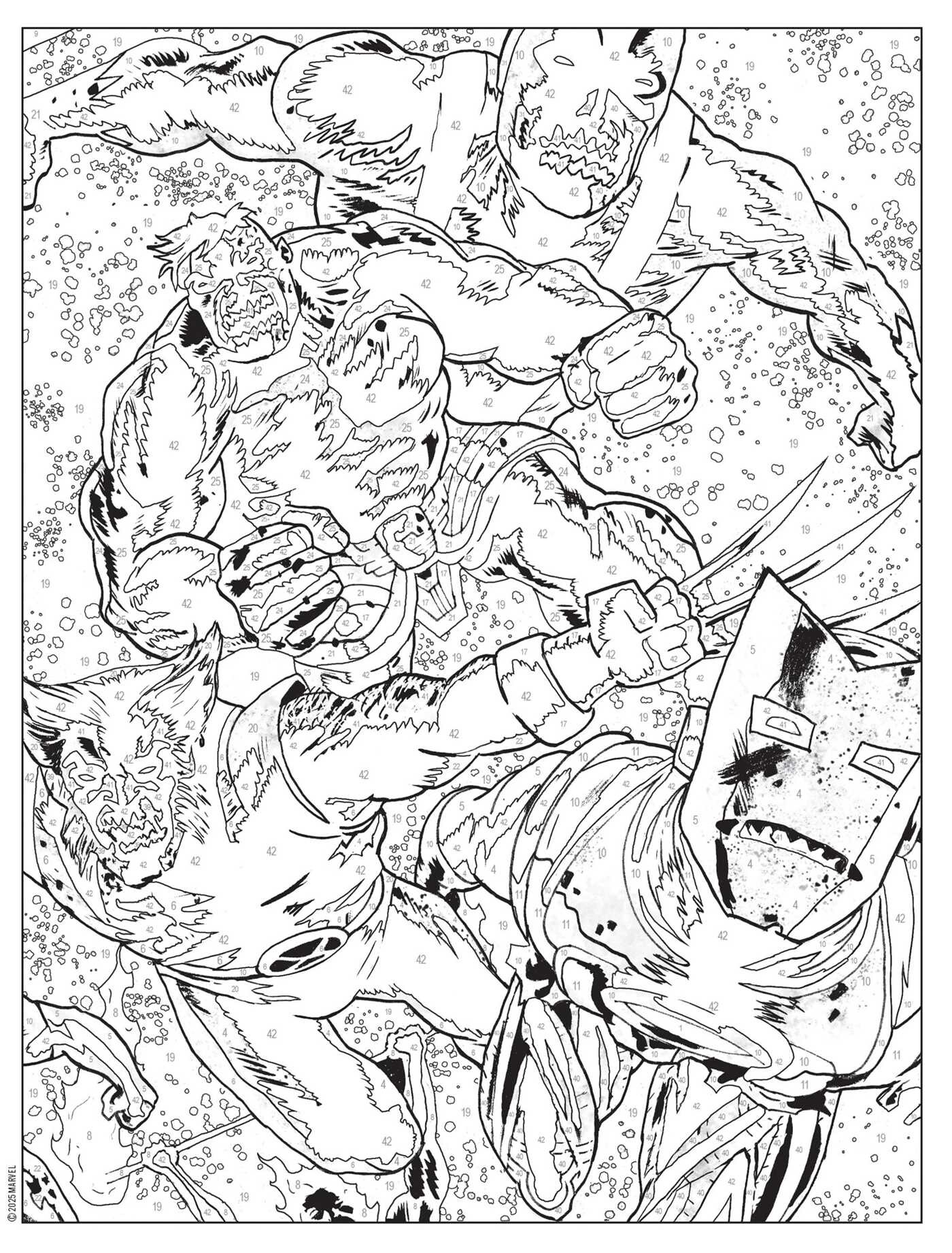 Marvel Zombies Color-by-Number | Book by Editors of Thunder Bay Press ...