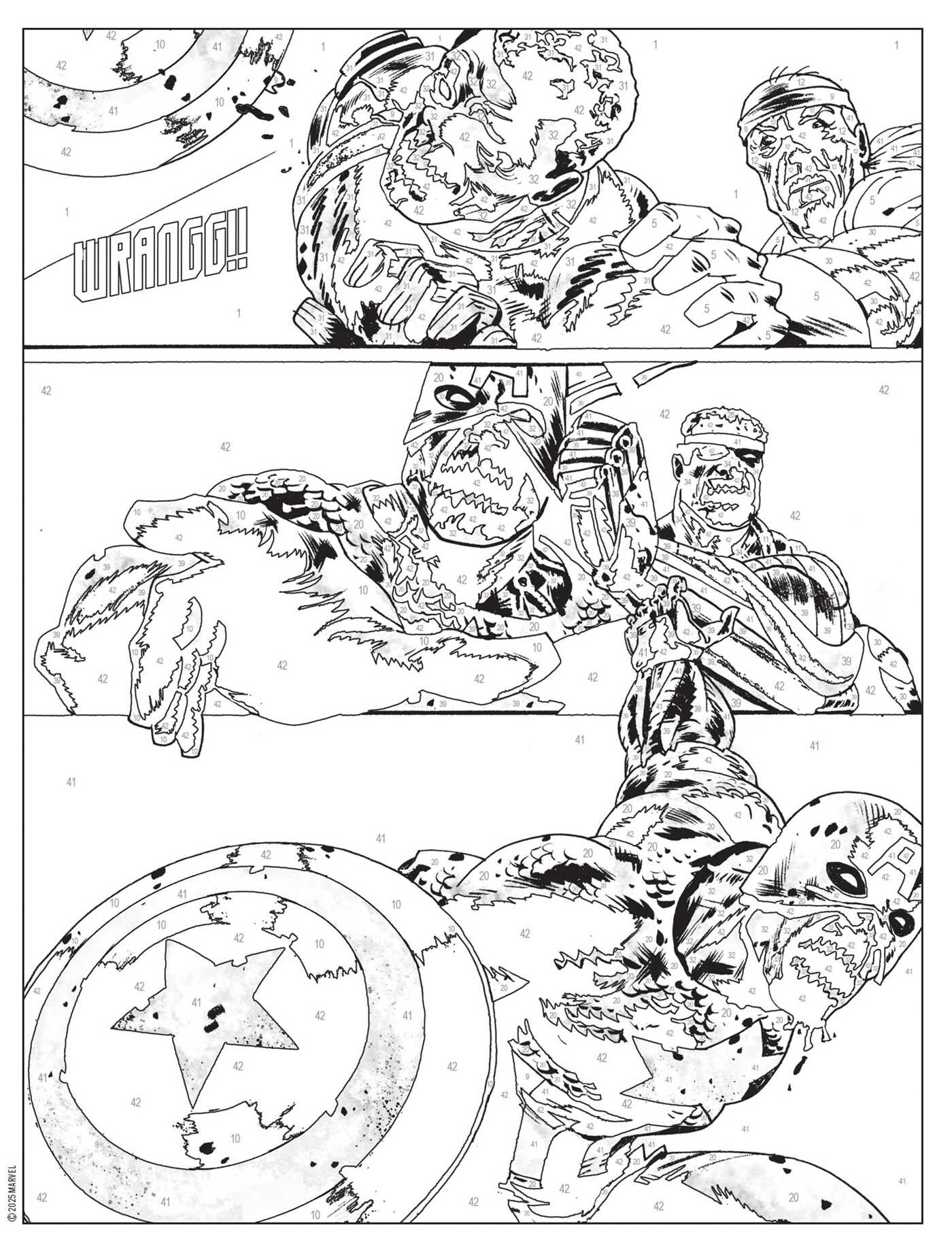 Marvel Zombies Color-by-Number | Book by Editors of Thunder Bay Press ...