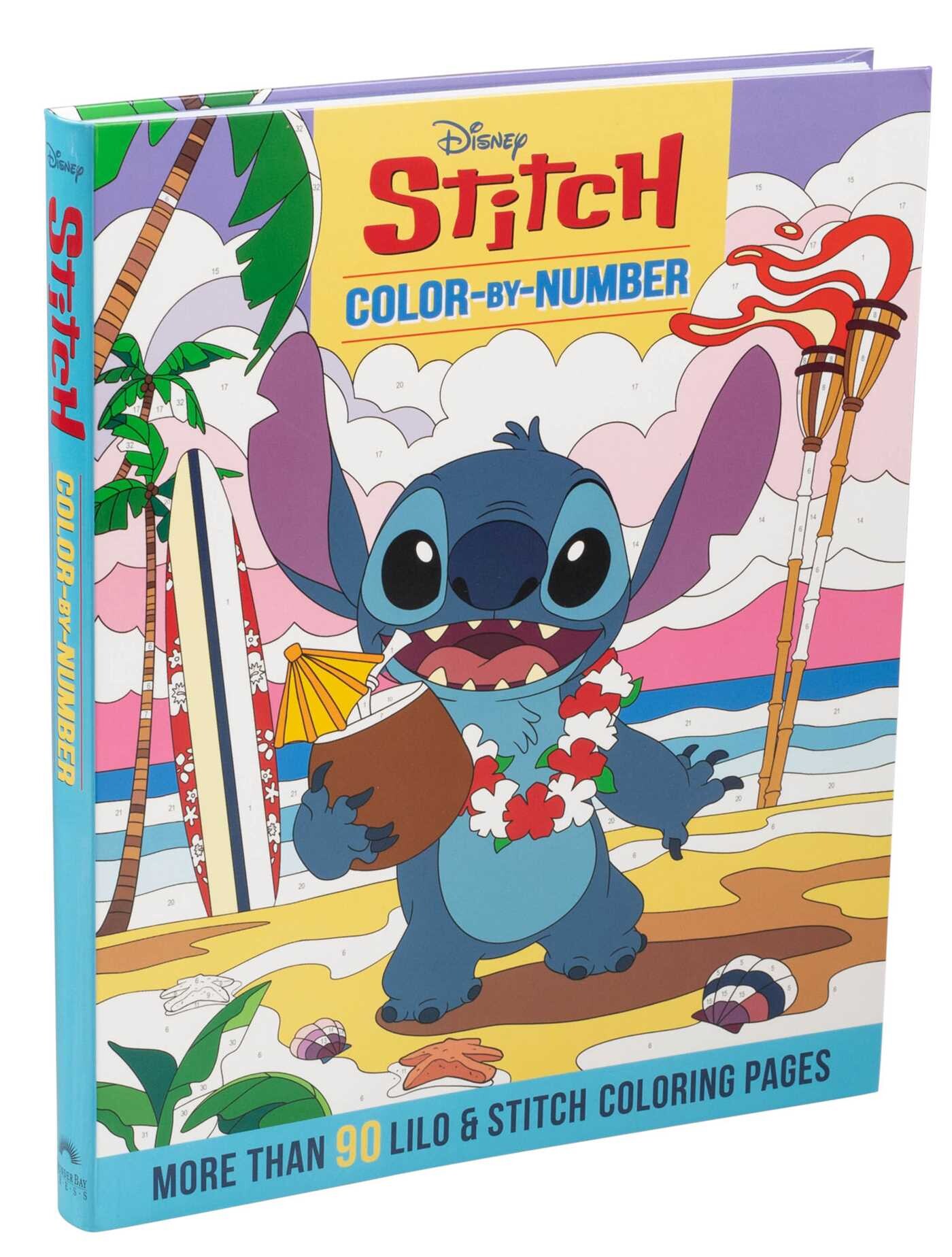 Disney Stitch Color-By-Number | Book by Editors of Thunder Bay Press ...