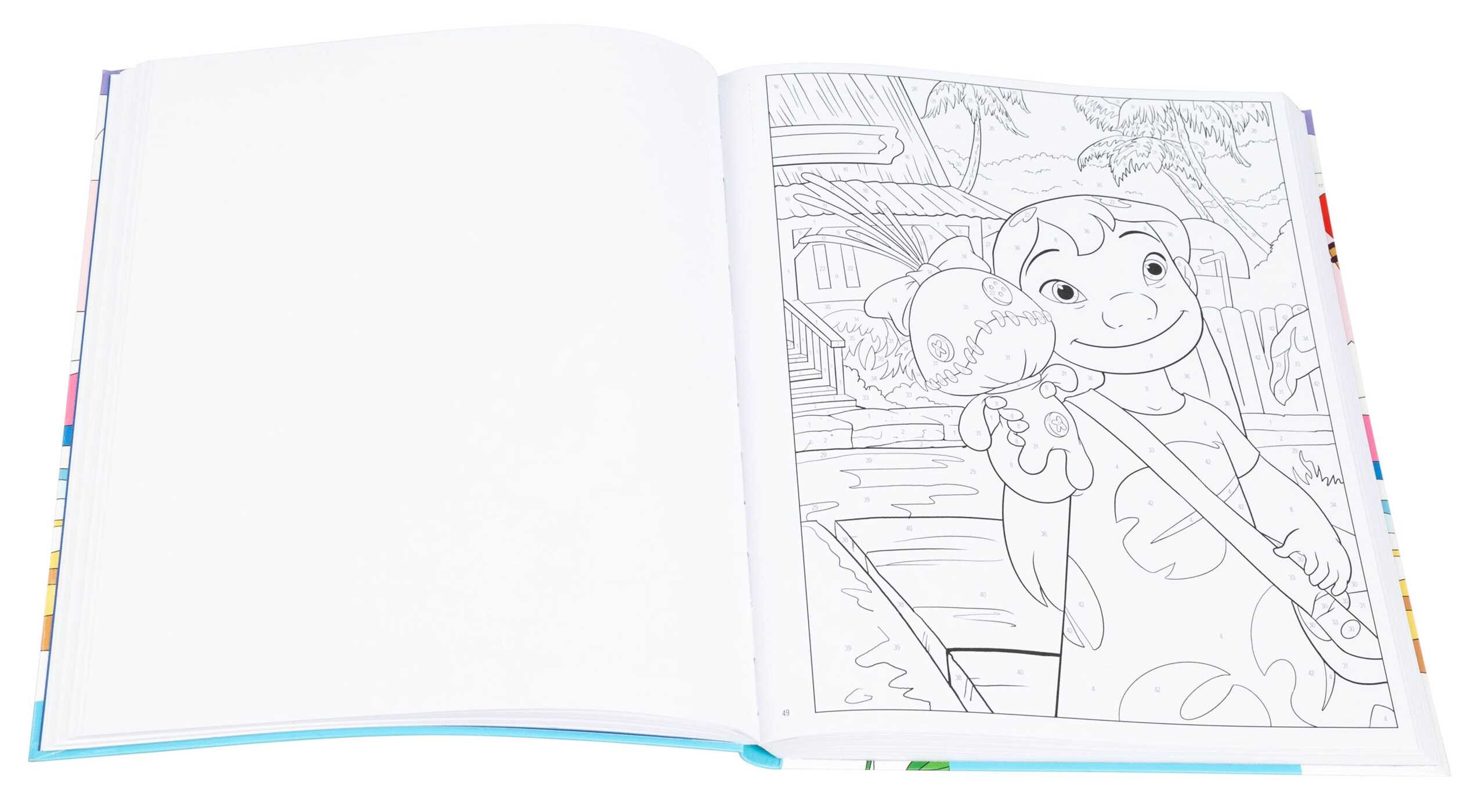 Disney Stitch Color-By-Number | Book by Editors of Thunder Bay Press ...
