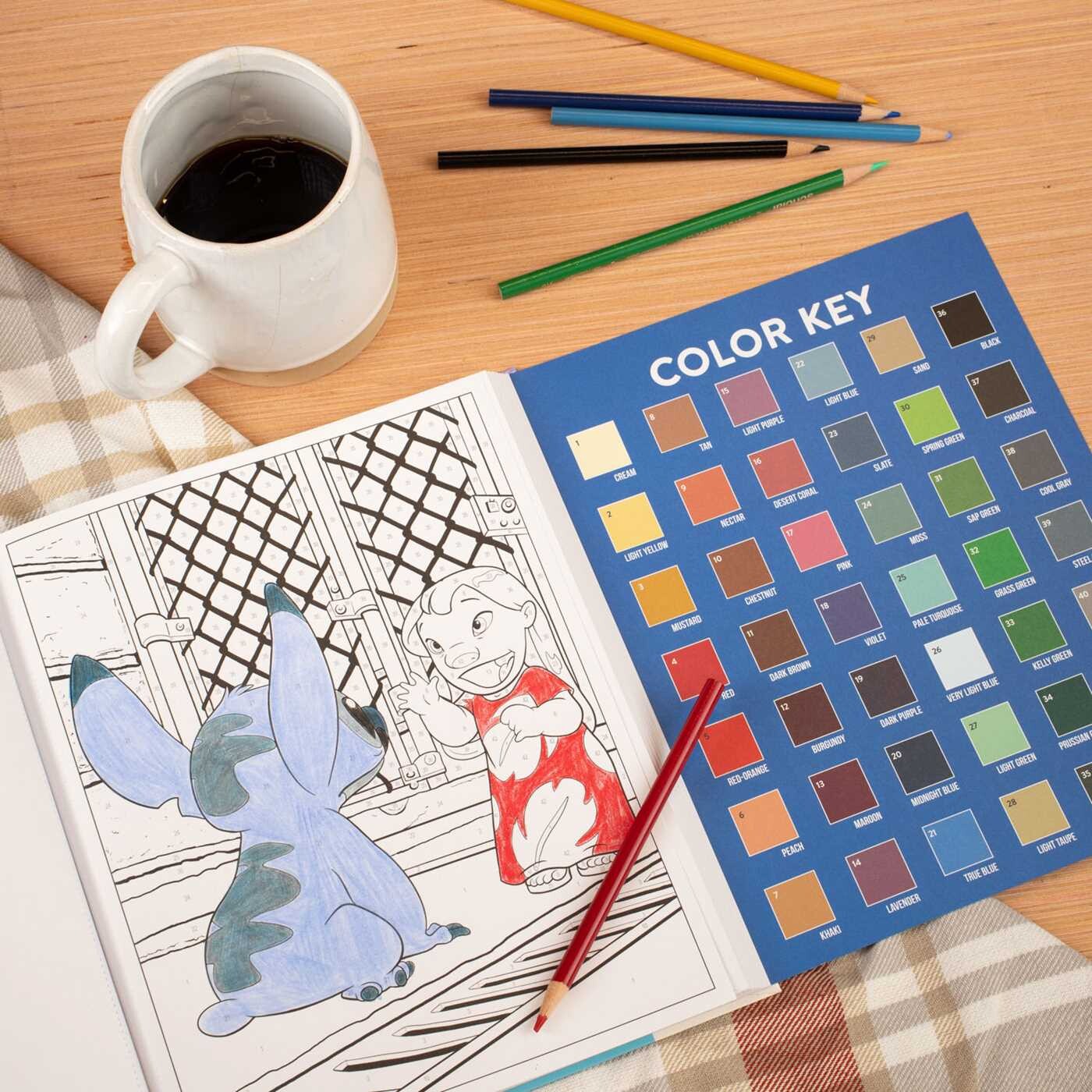 Disney Stitch Color-By-Number | Book by Editors of Thunder Bay Press ...