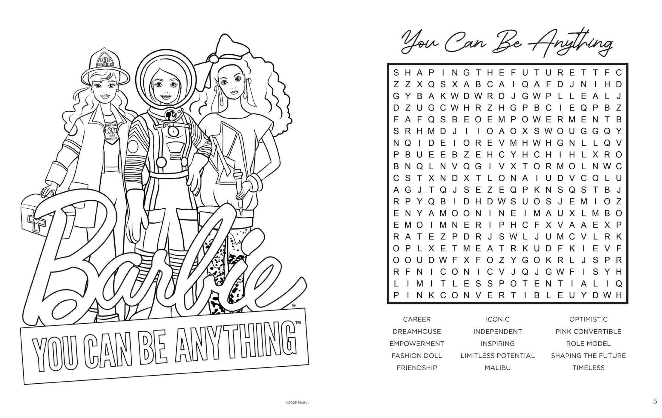 Barbie Word Search, Quips, Quotes, and Coloring Book | Book by Editors ...