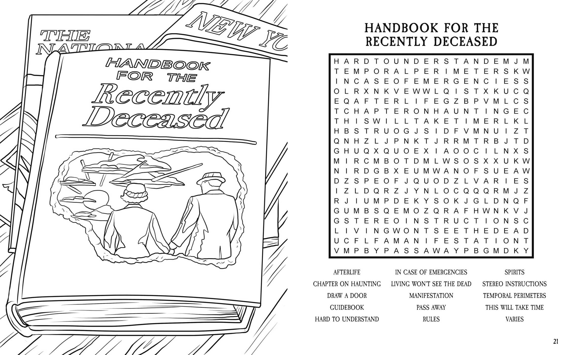 Beetlejuice Word Search, Quips, Quotes, and Coloring | Book by Editors ...