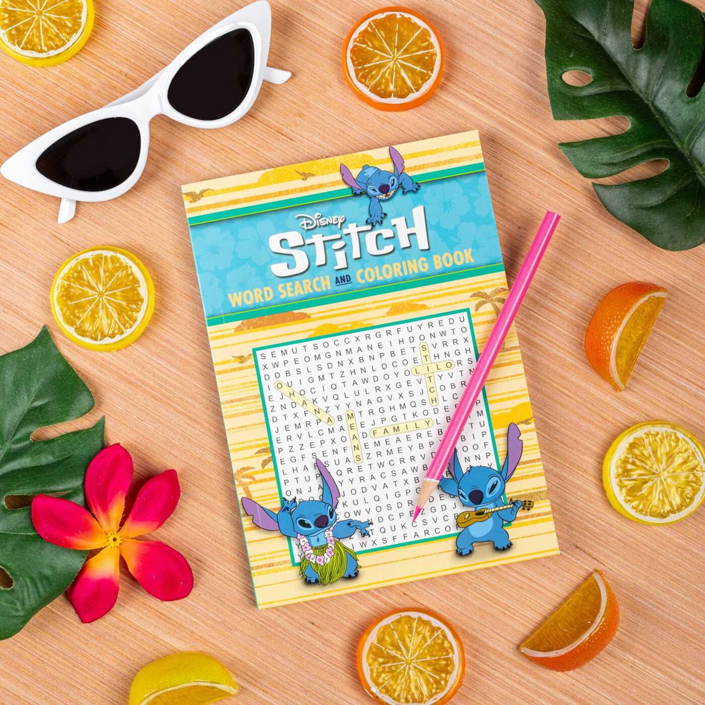 Disney Stitch Word Search and Coloring Book | Book by Editors of ...