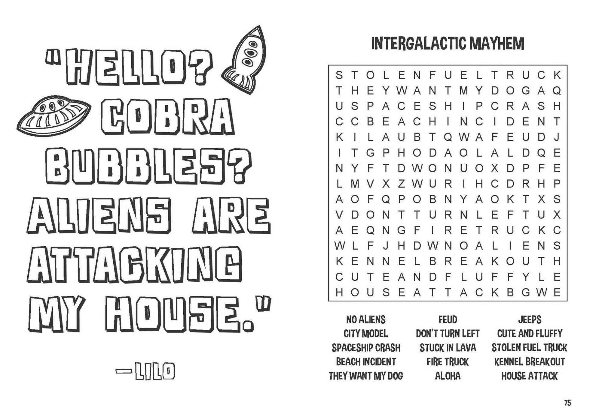 Disney Stitch Word Search and Coloring Book | Book by Editors of ...