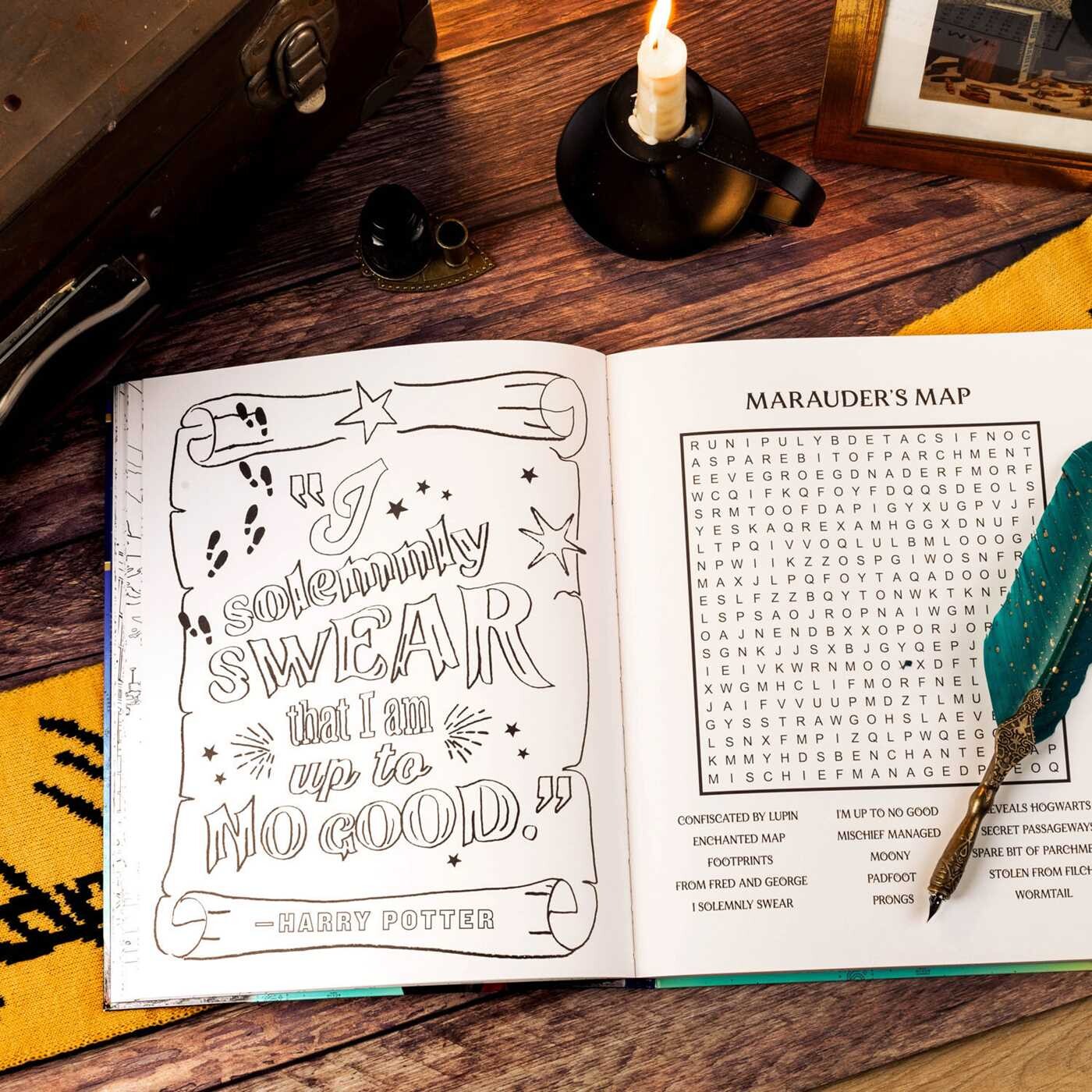 Harry Potter Word Search, Quips, Quotes, and Coloring Book | Book by ...