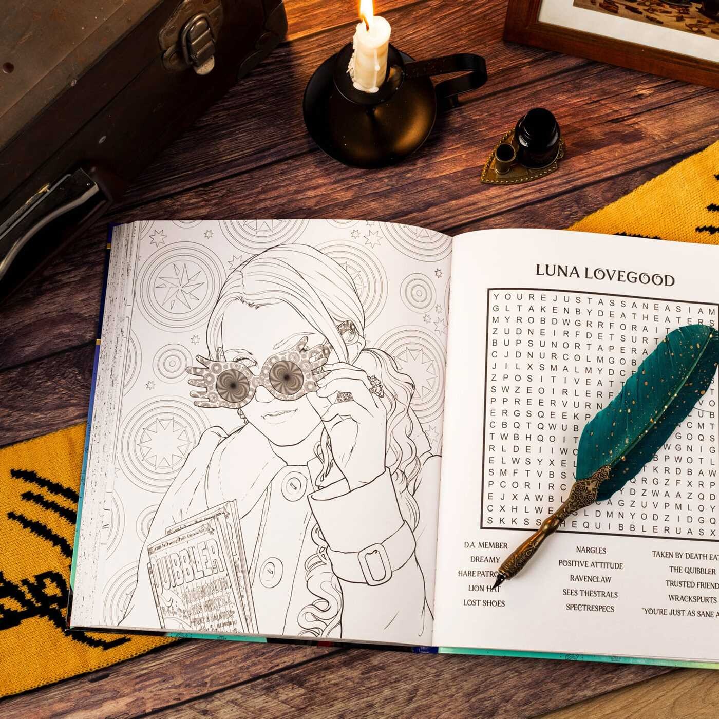Harry Potter Word Search, Quips, Quotes, and Coloring Book | Book by ...