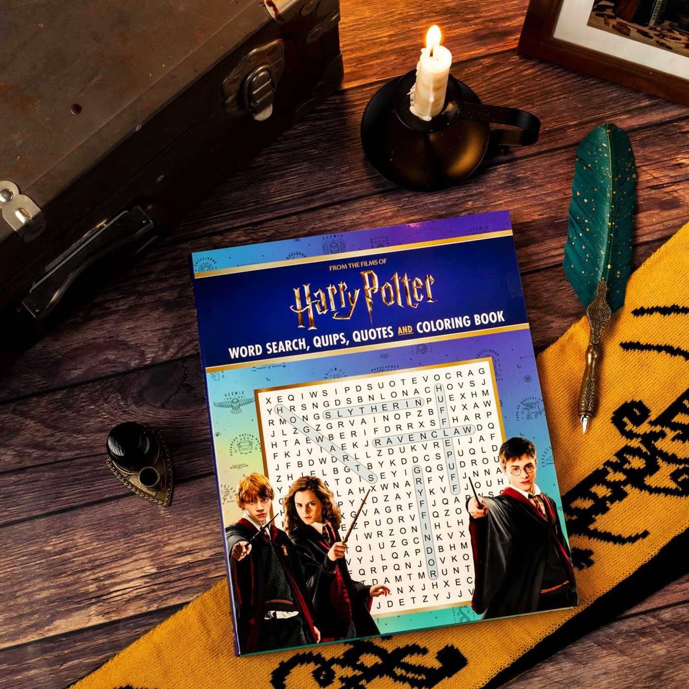 Harry Potter Word Search, Quips, Quotes, and Coloring Book | Book by ...