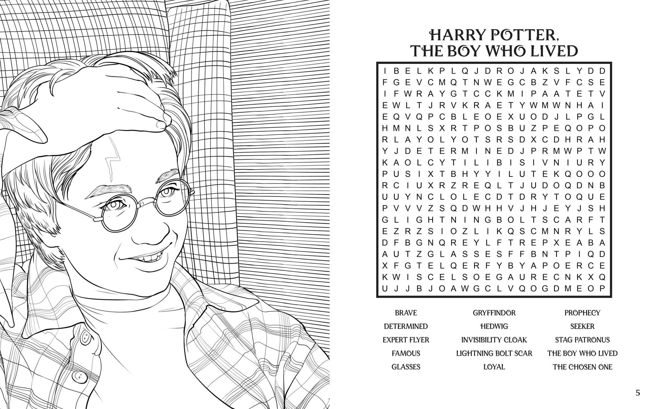 Harry Potter Word Search, Quips, Quotes, and Coloring Book | Book by ...