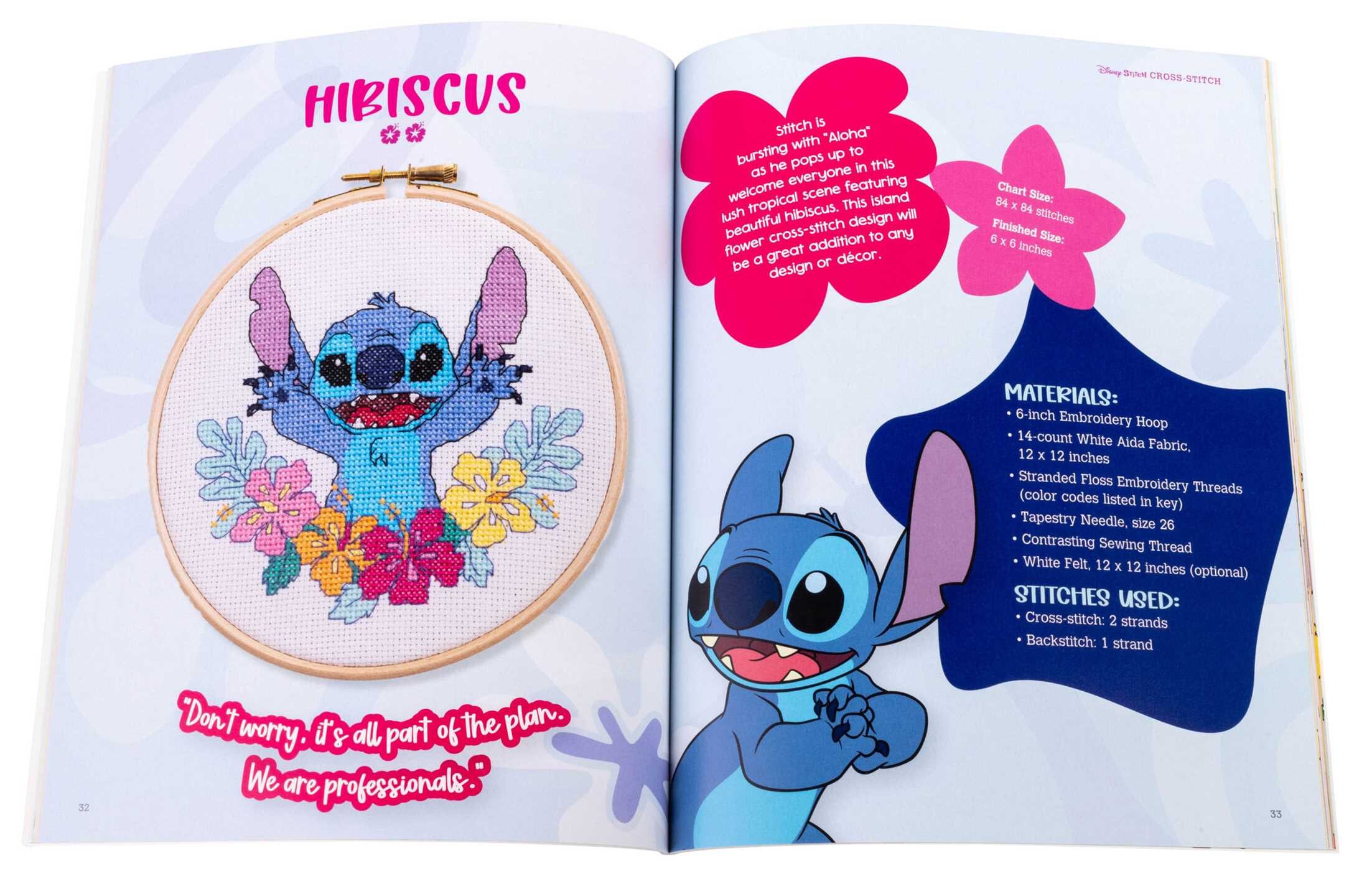 Disney Stitch Cross-Stitch - Book Summary & Video | Official Publisher ...