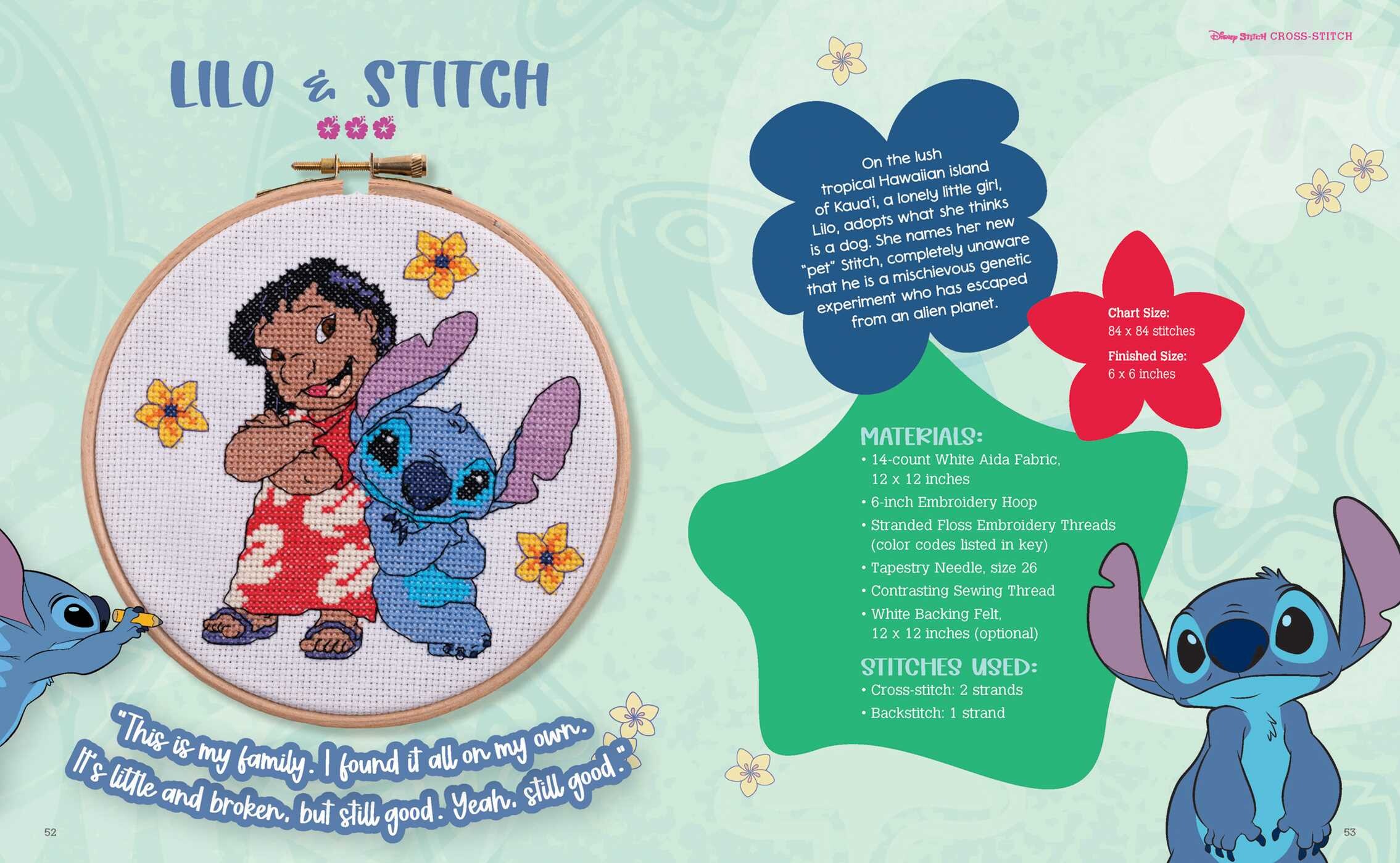 Disney Stitch Cross-Stitch - Book Summary & Video | Official Publisher ...