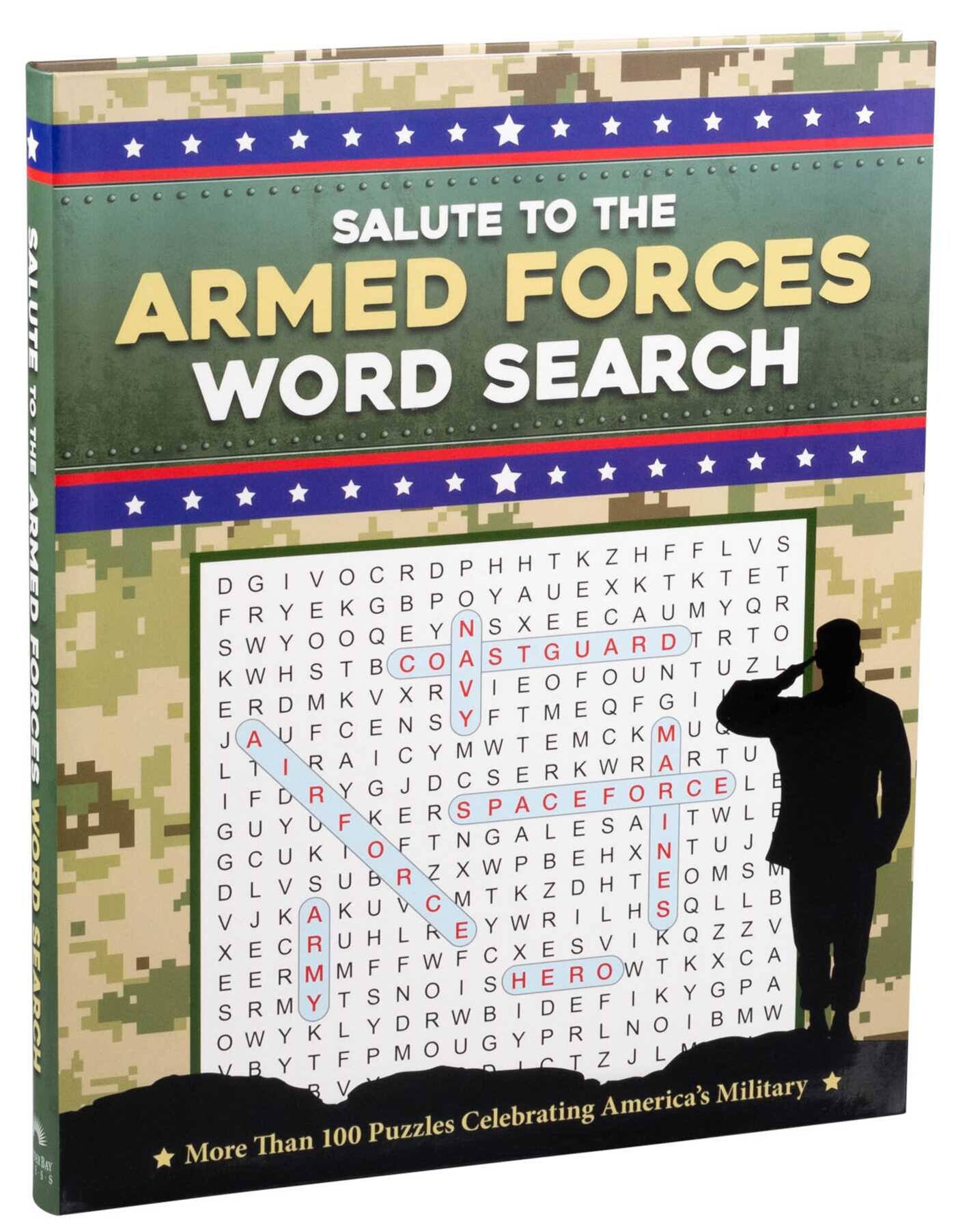 Salute to the Armed Forces Word Search | Book by Editors of Thunder Bay ...