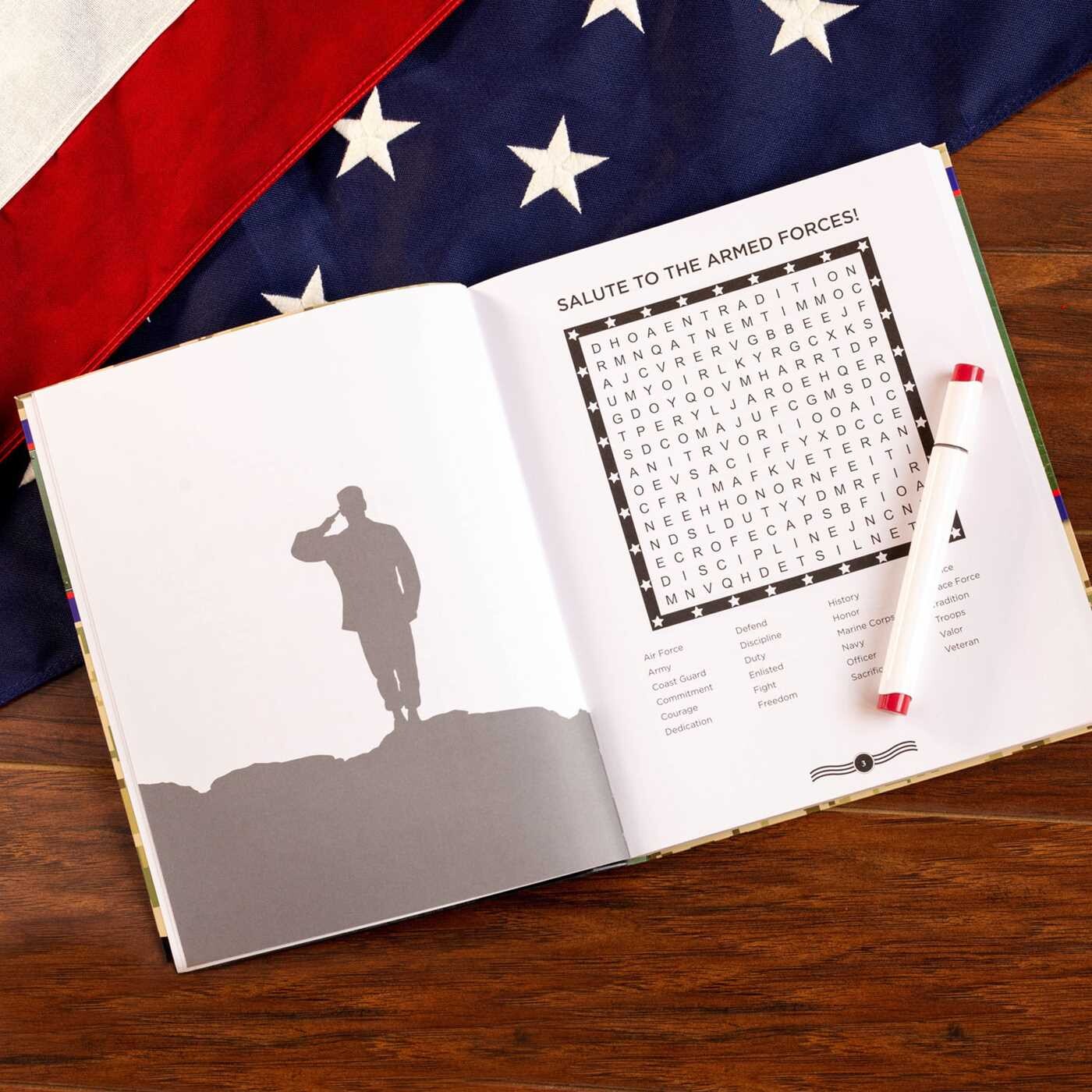 Salute to the Armed Forces Word Search | Book by Editors of Thunder Bay ...
