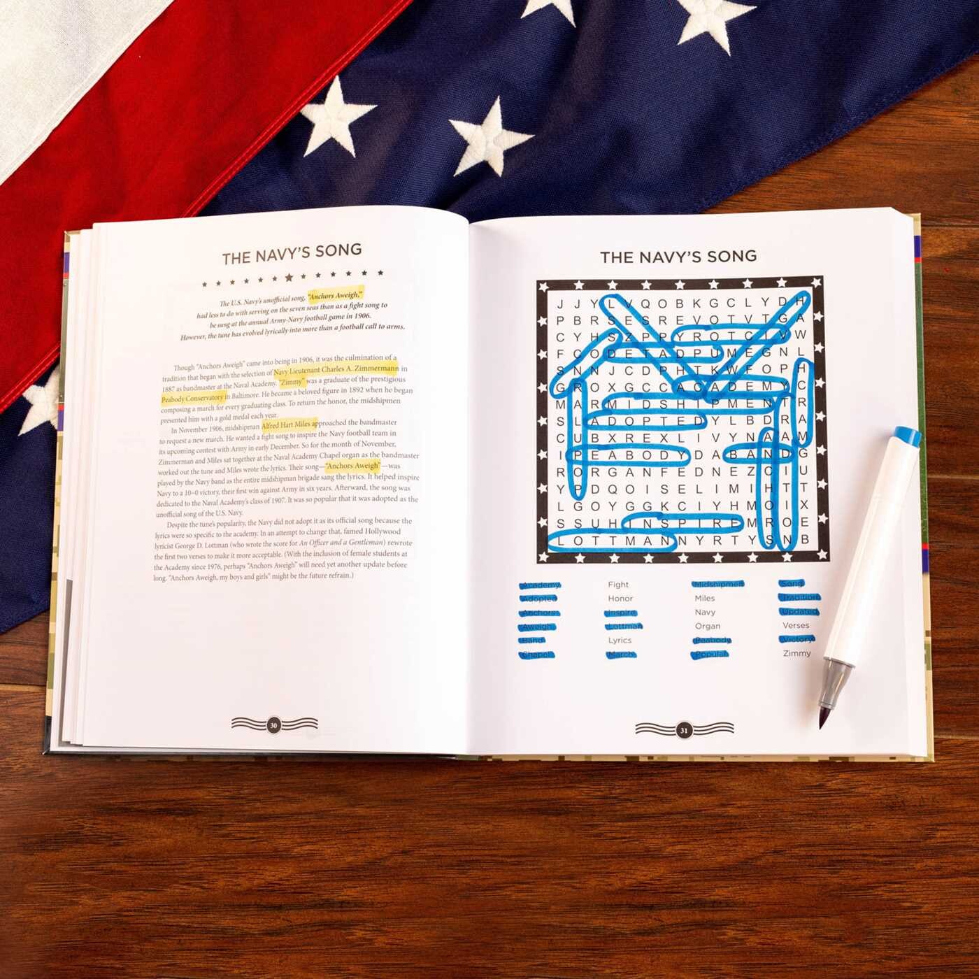 Salute to the Armed Forces Word Search | Book by Editors of Thunder Bay ...