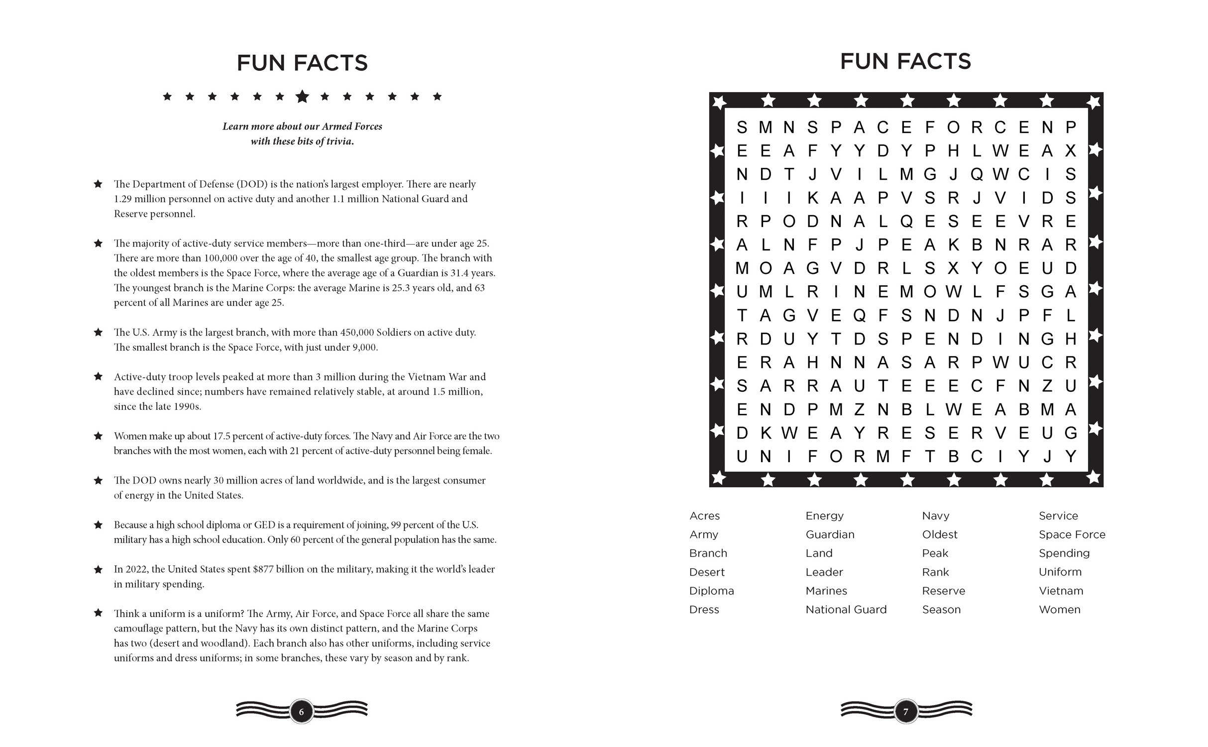 Salute to the Armed Forces Word Search | Book by Editors of Thunder Bay ...