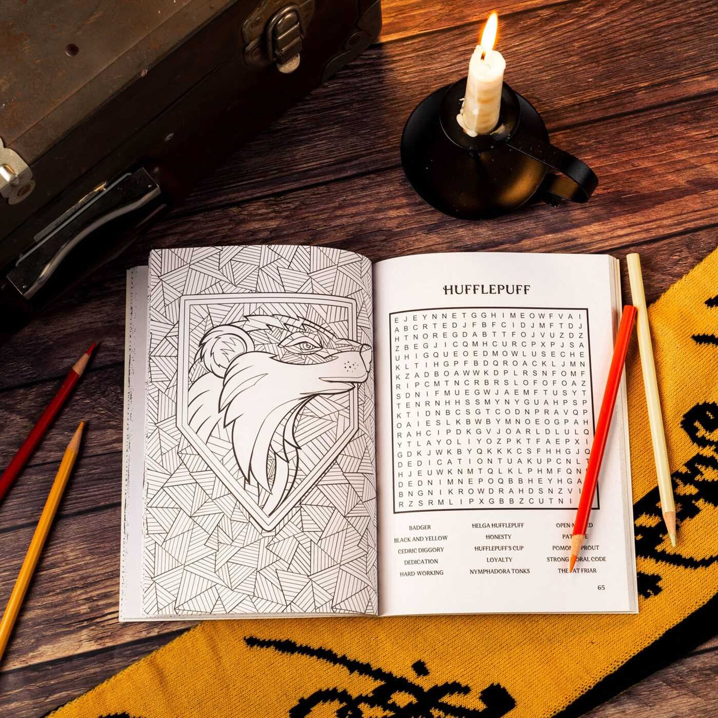 Harry Potter Word Search and Coloring Book | Book by Editors of Thunder ...