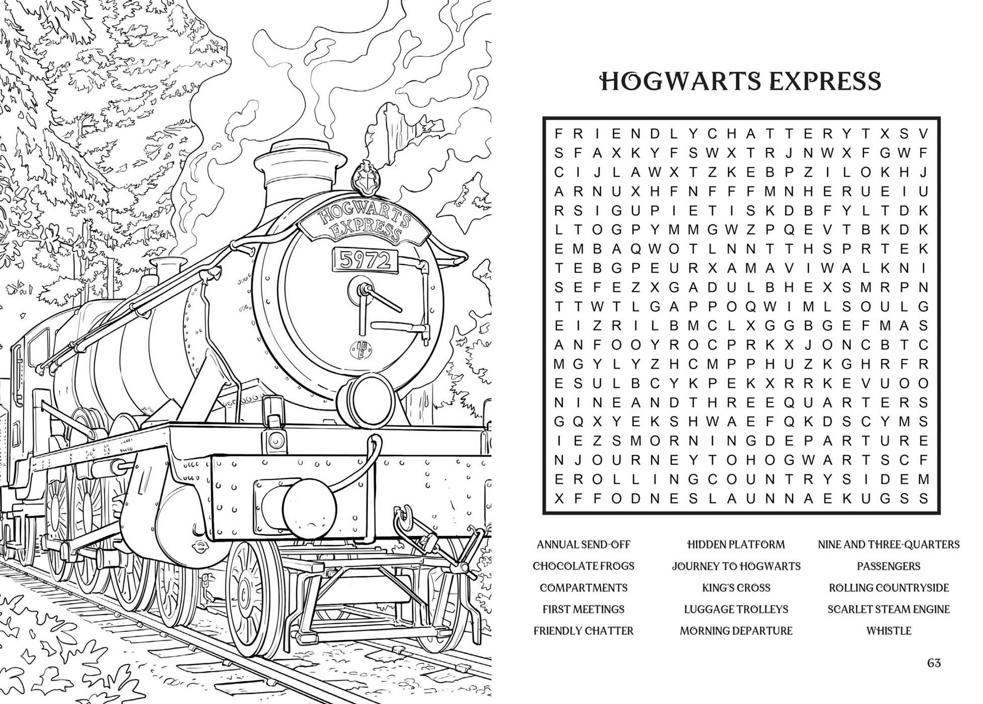 Harry Potter Word Search and Coloring Book | Book by Editors of Thunder ...