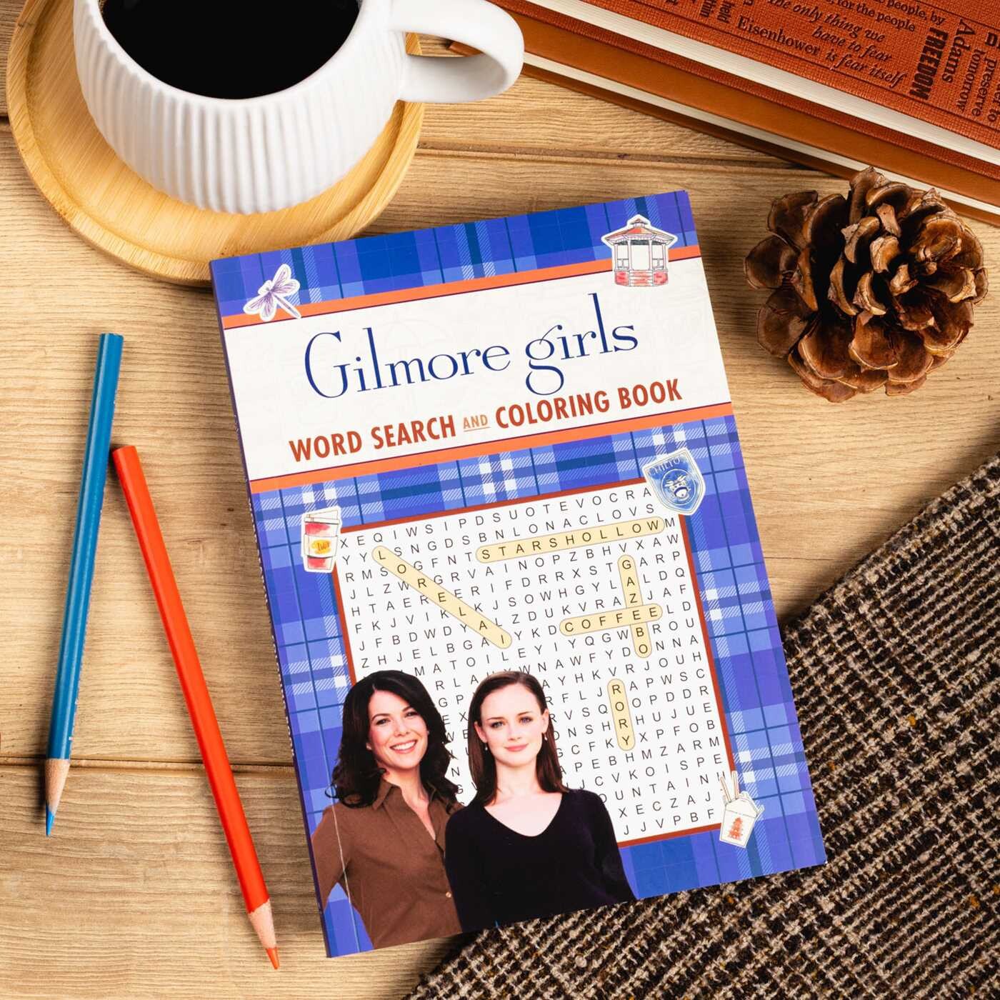 Gilmore Girls Word Search and Coloring Book | Book by Editors of ...