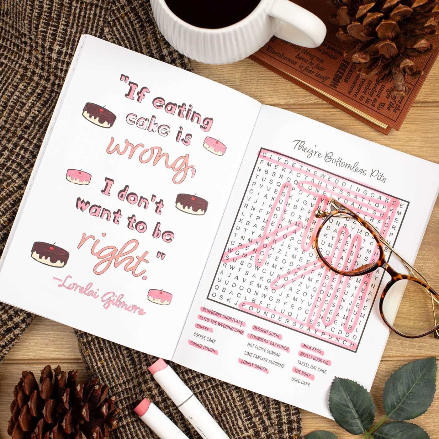 Gilmore Girls Word Search and Coloring Book | Book by Editors of ...