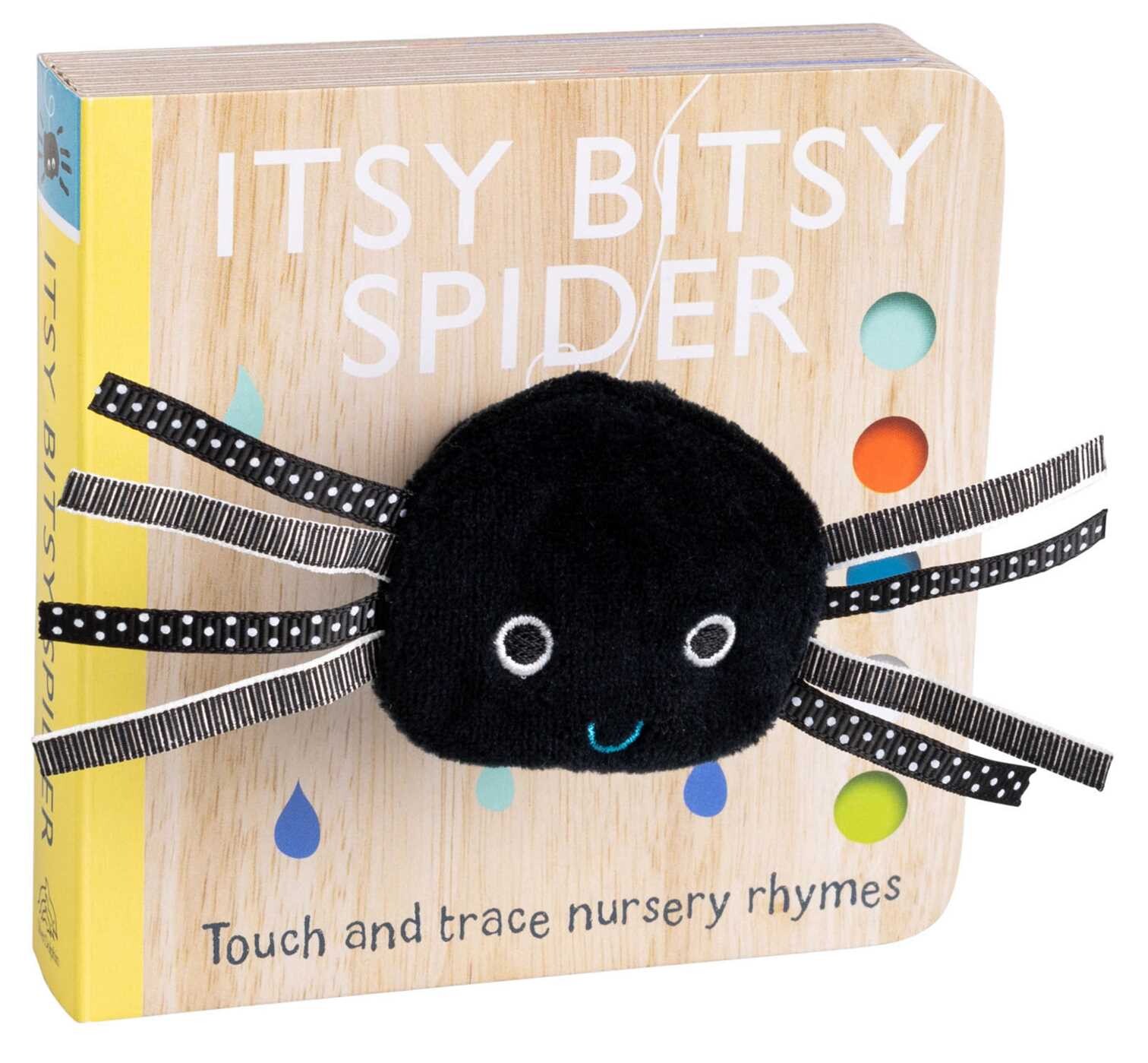 Touch and Trace Nursery Rhymes: Itsy Bitsy Spider Finger Puppet Book ...