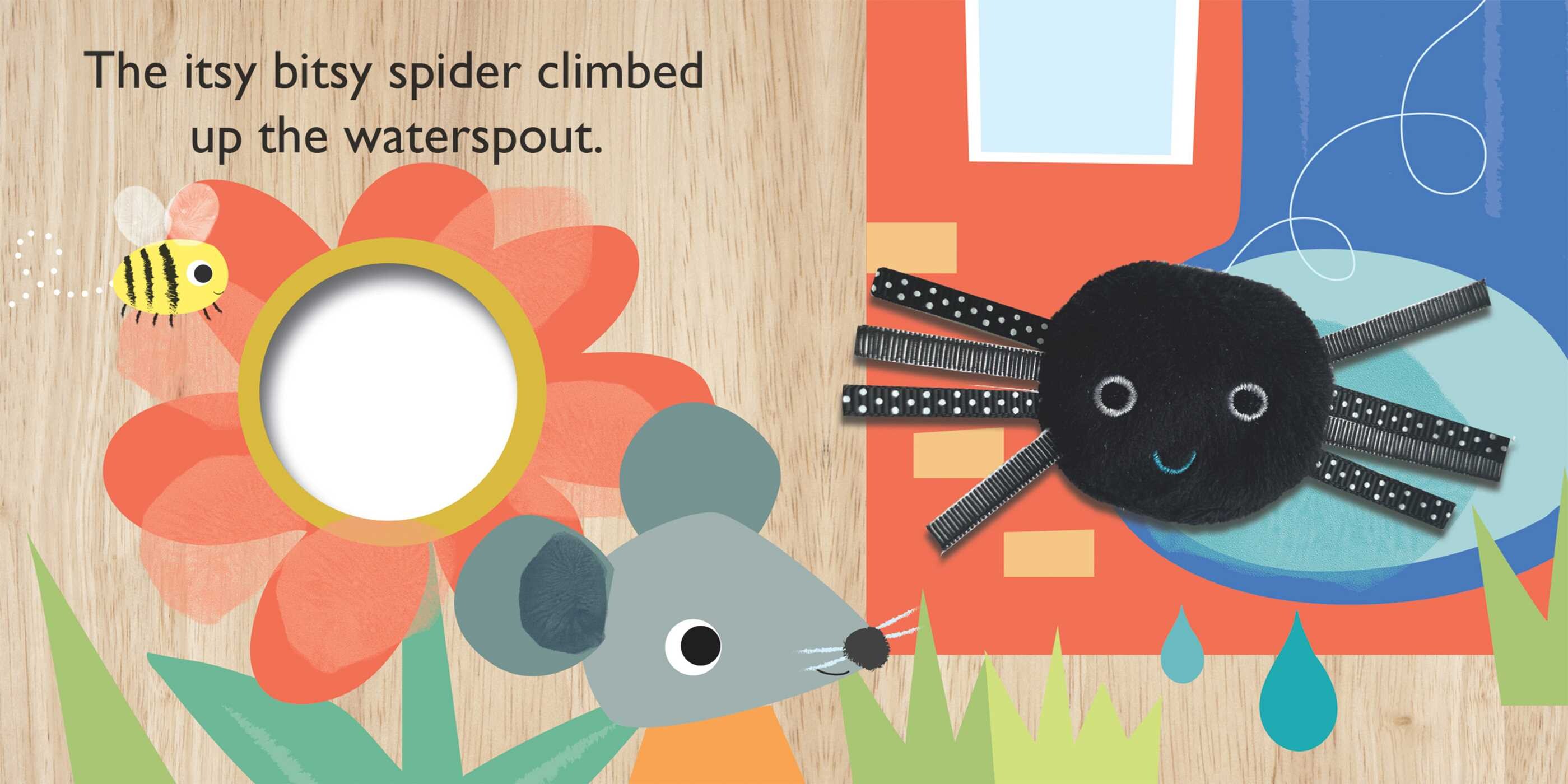 Touch and Trace Nursery Rhymes: Itsy Bitsy Spider Finger Puppet Book ...