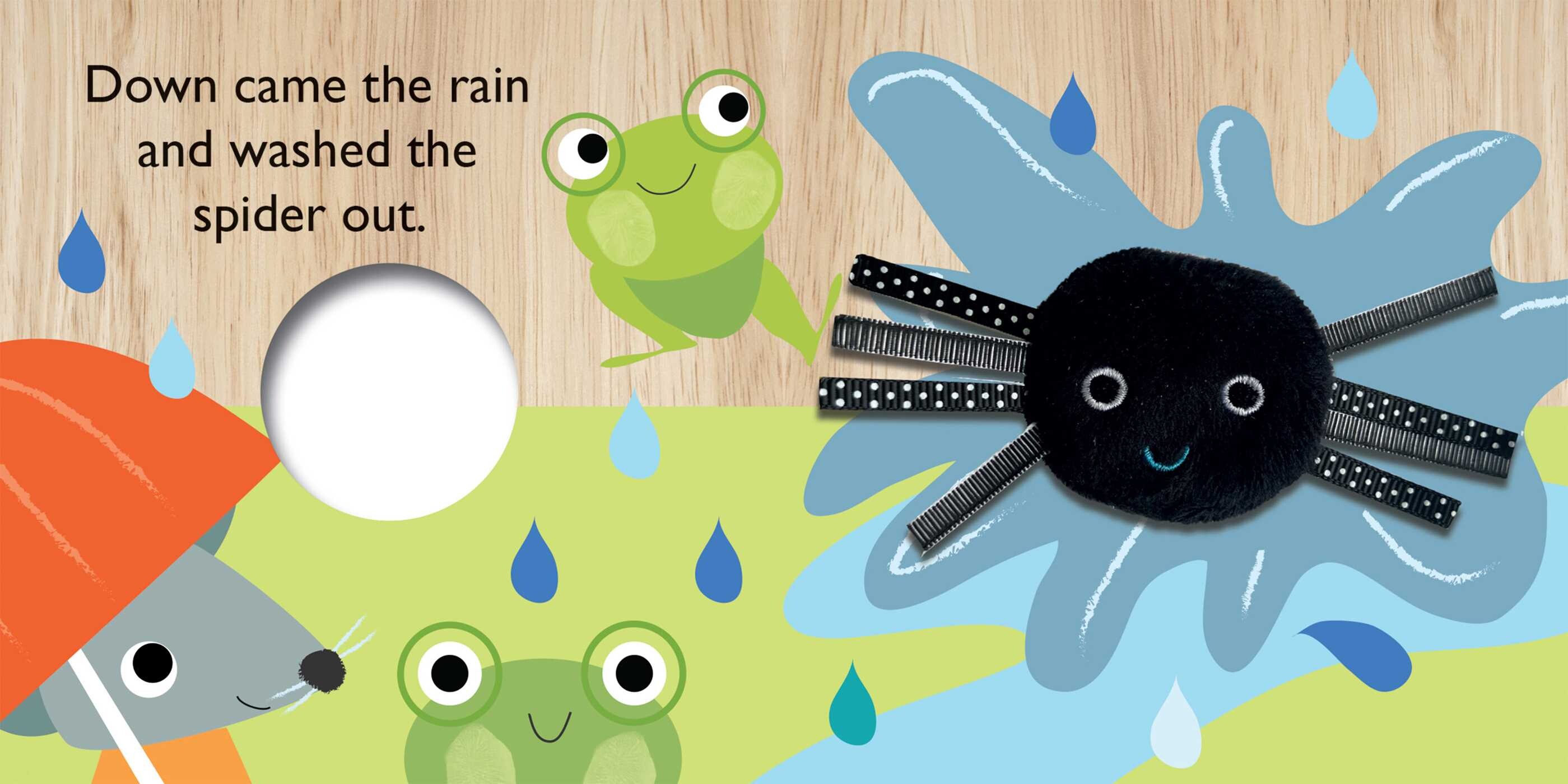 Touch and Trace Nursery Rhymes: Itsy Bitsy Spider Finger Puppet Book ...