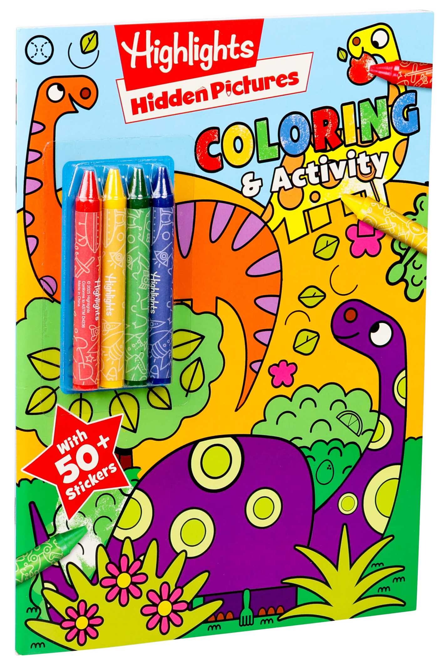 Highlights Hidden Pictures Coloring with Crayons | Book by Delaney ...