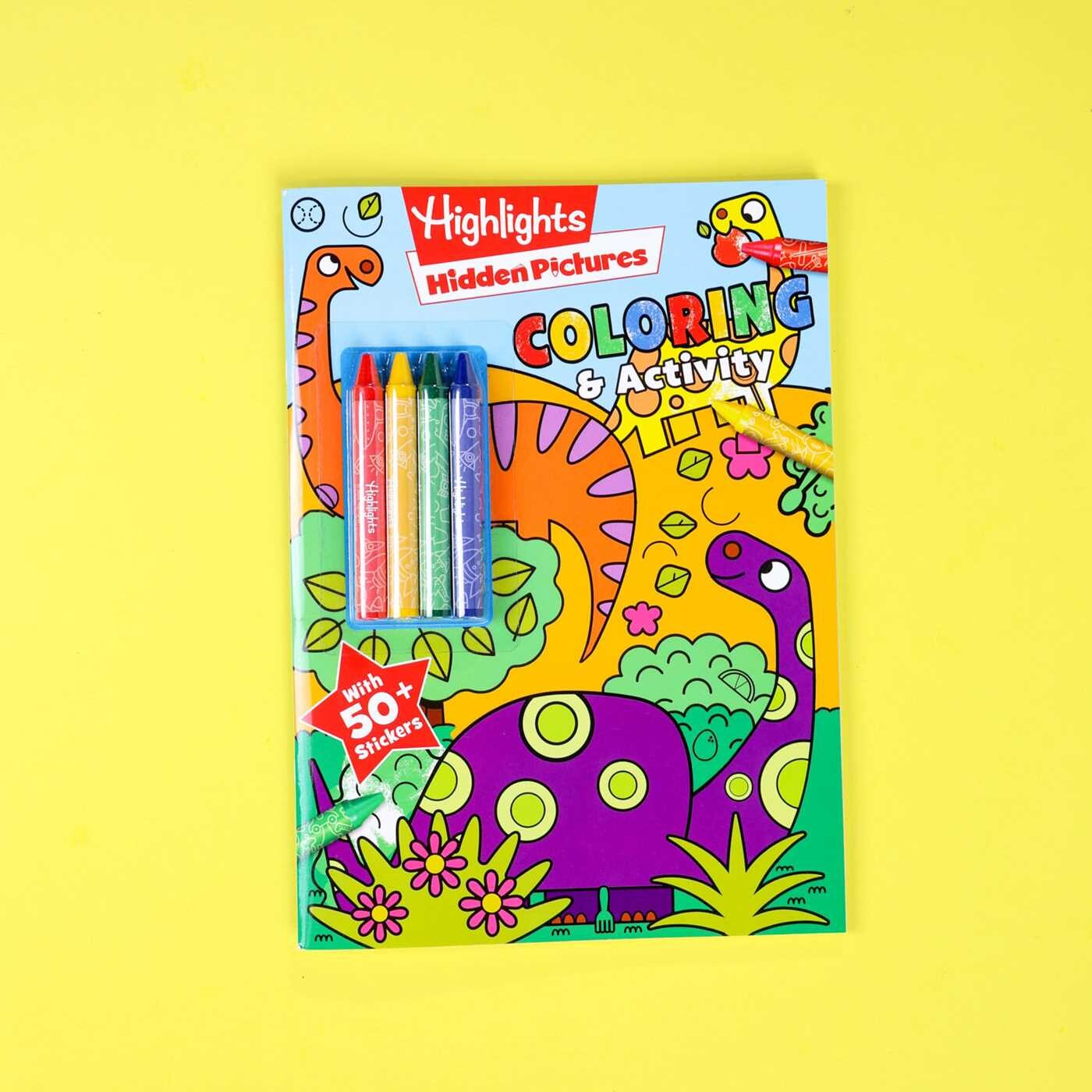 Highlights Hidden Pictures Coloring with Crayons | Book by Delaney ...