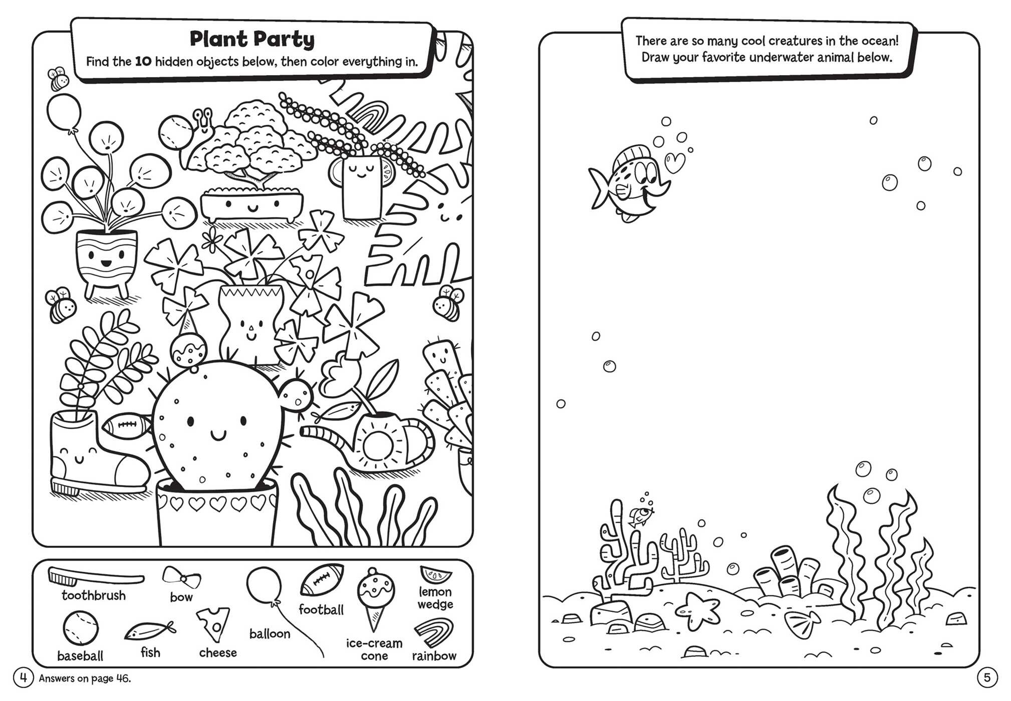 Highlights Hidden Pictures Coloring with Crayons | Book by Delaney ...