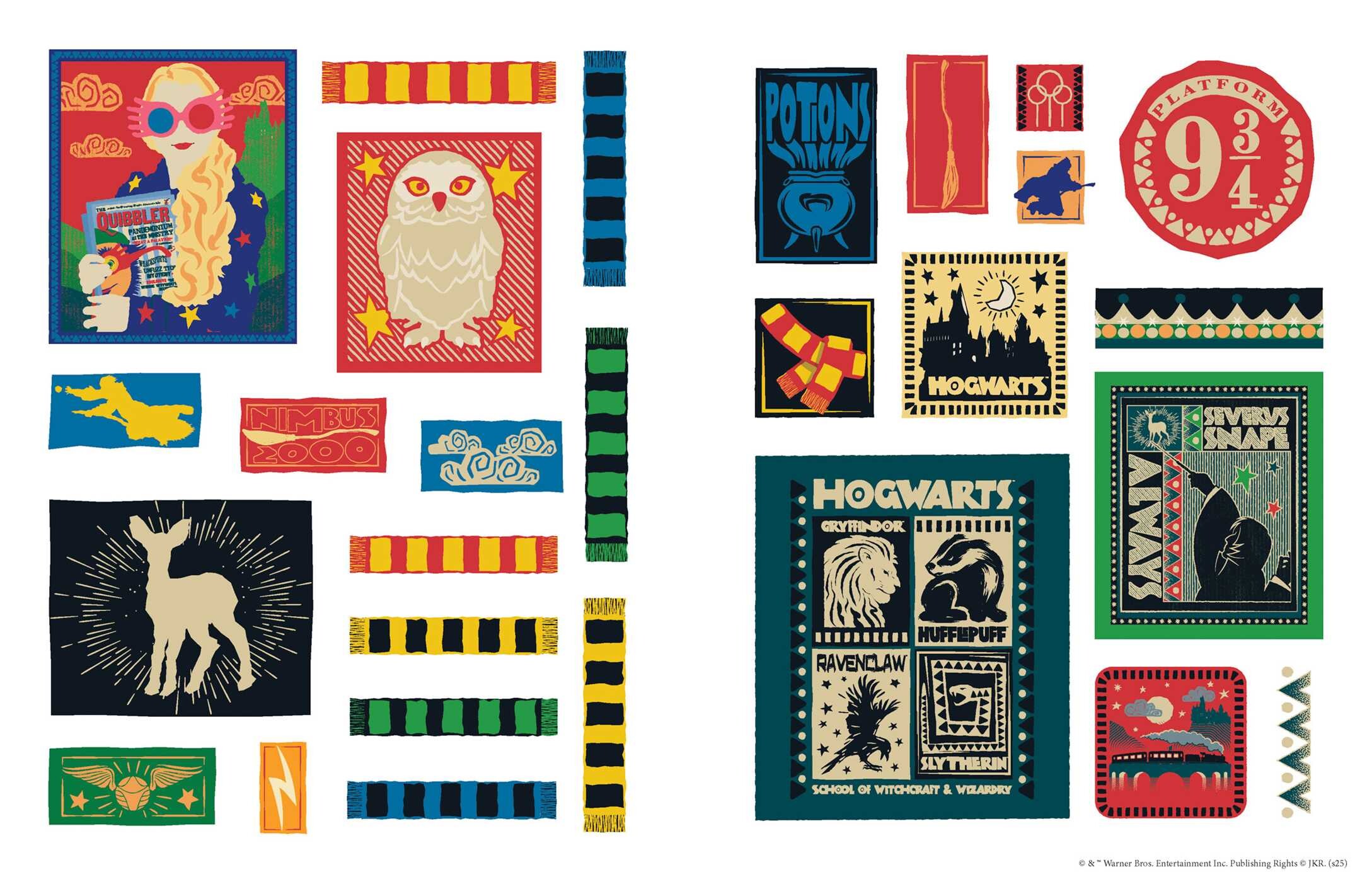 Harry Potter Stickers | Book by Editors of Thunder Bay Press | Official ...