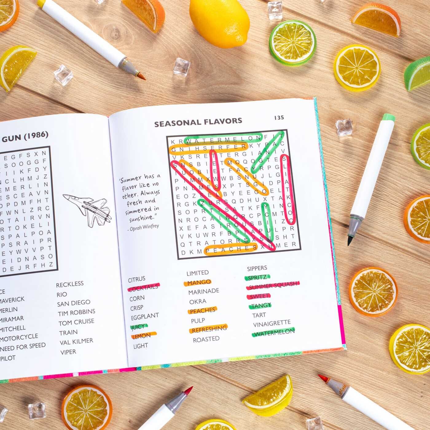 Large Print Summer Fun Word Search | Book by Editors of Thunder Bay ...