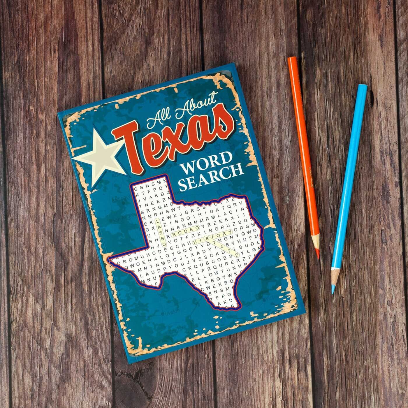 All About Texas Word Search | Book by Editors of Thunder Bay Press ...