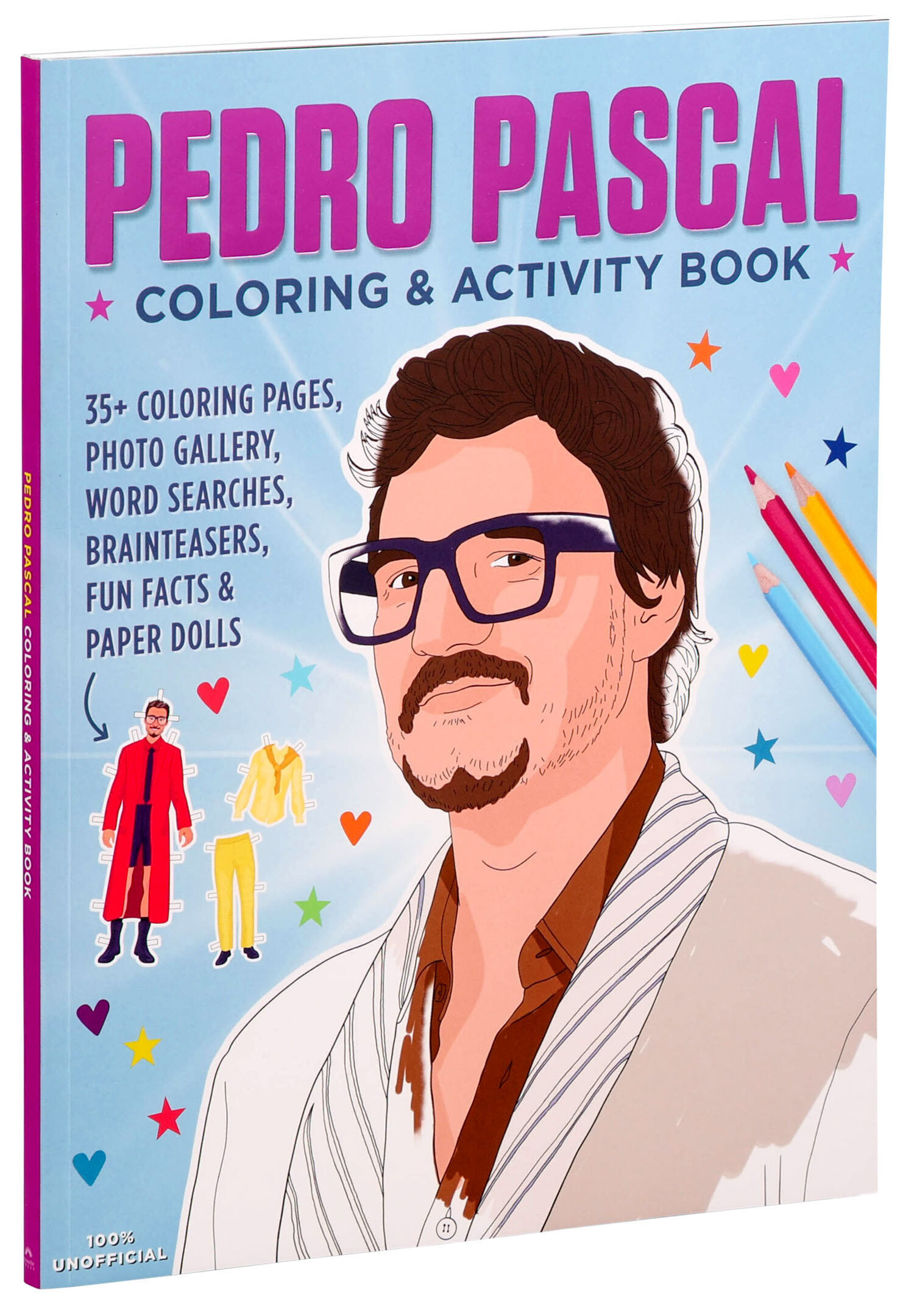 Pedro Pascal Coloring & Activity Book | Book by Editors of Thunder Bay ...