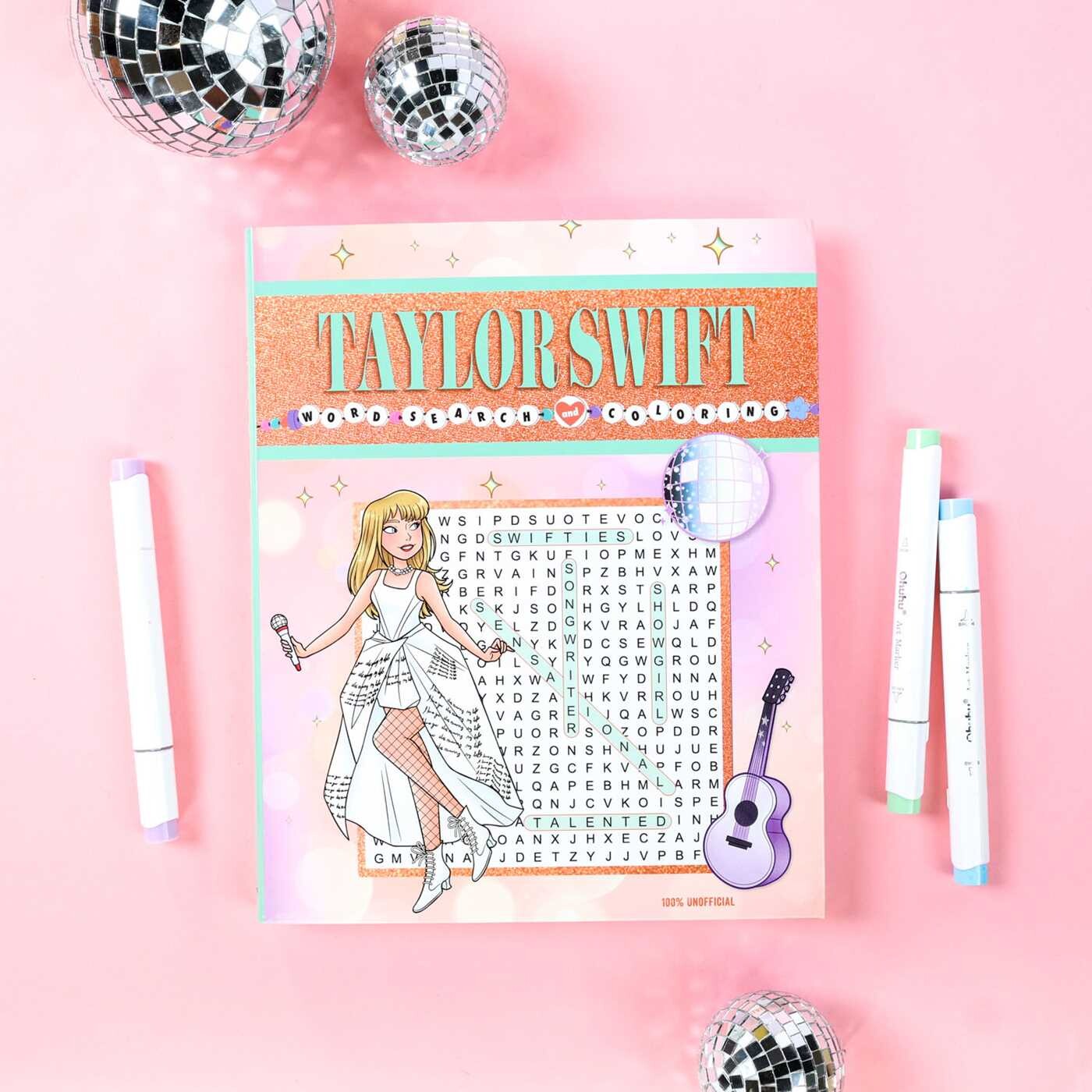 Taylor Swift Word Search and Coloring | Book by Editors of Thunder Bay ...