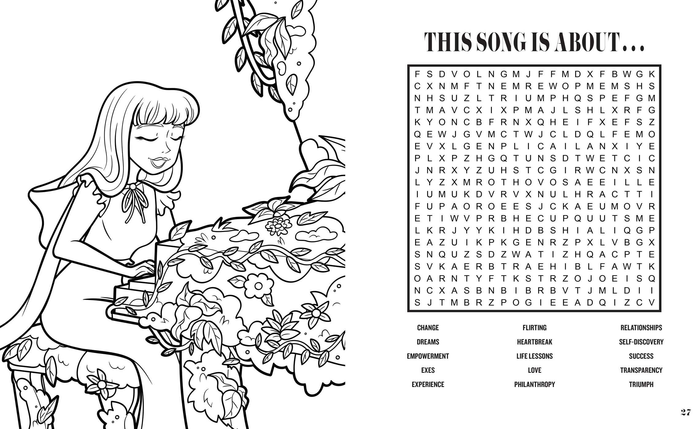 Taylor Swift Word Search and Coloring | Book by Editors of Thunder Bay ...