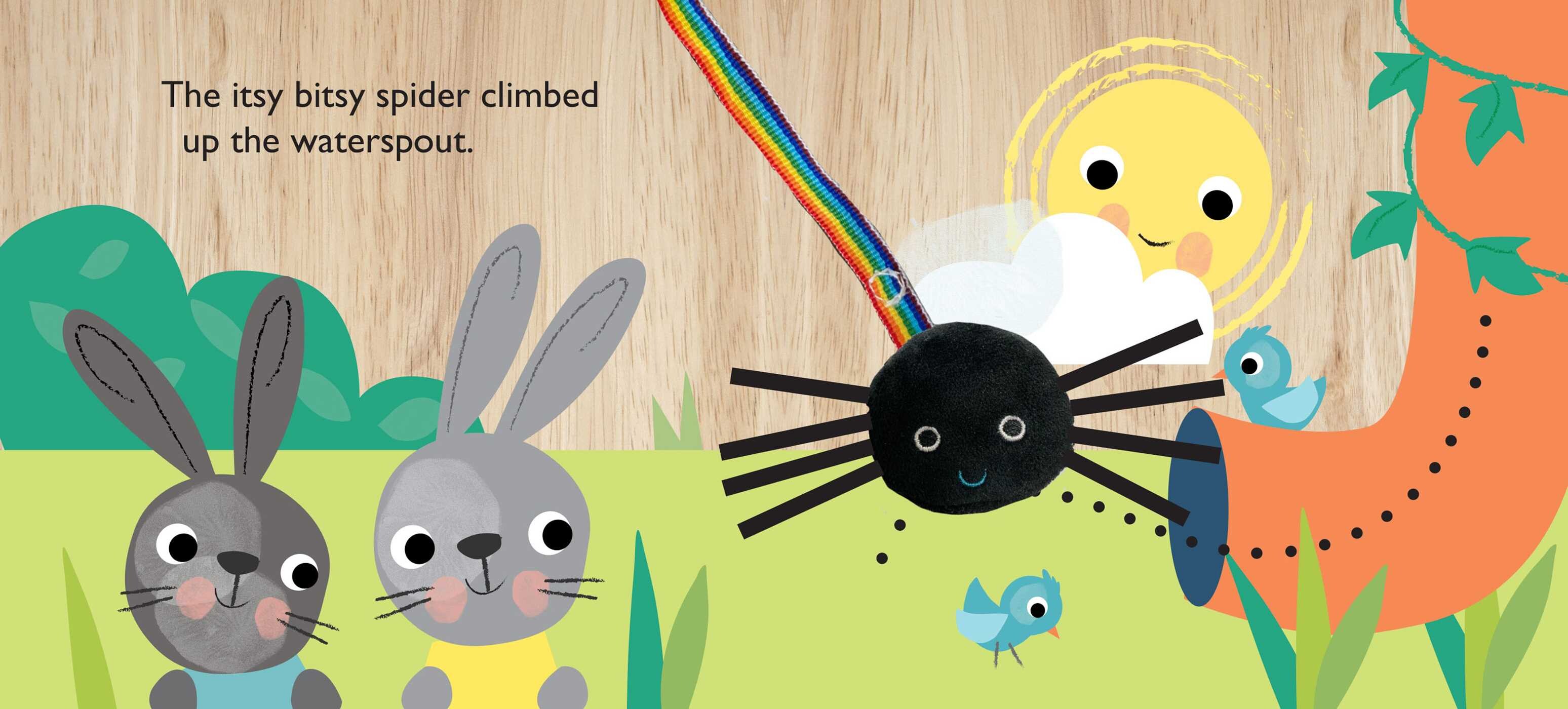 Touch and Trace Nursery Rhymes: Itsy Bitsy Spider Cloth Book - Book ...