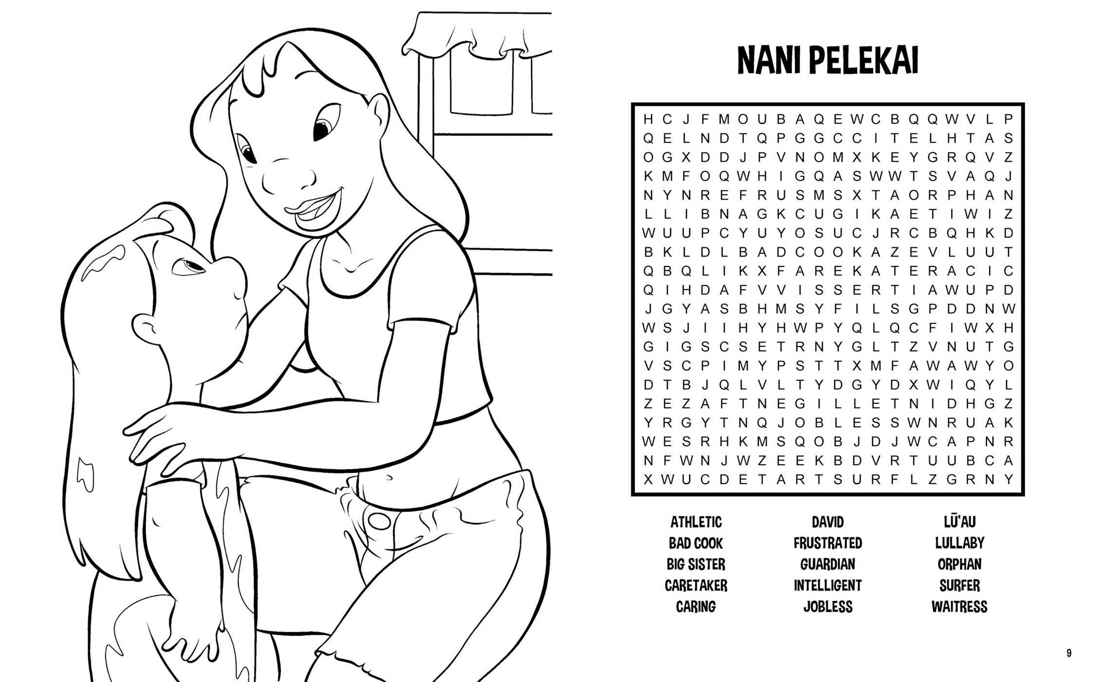 Disney Stitch Word Search, Quips, Quotes and Coloring Book | Book by ...